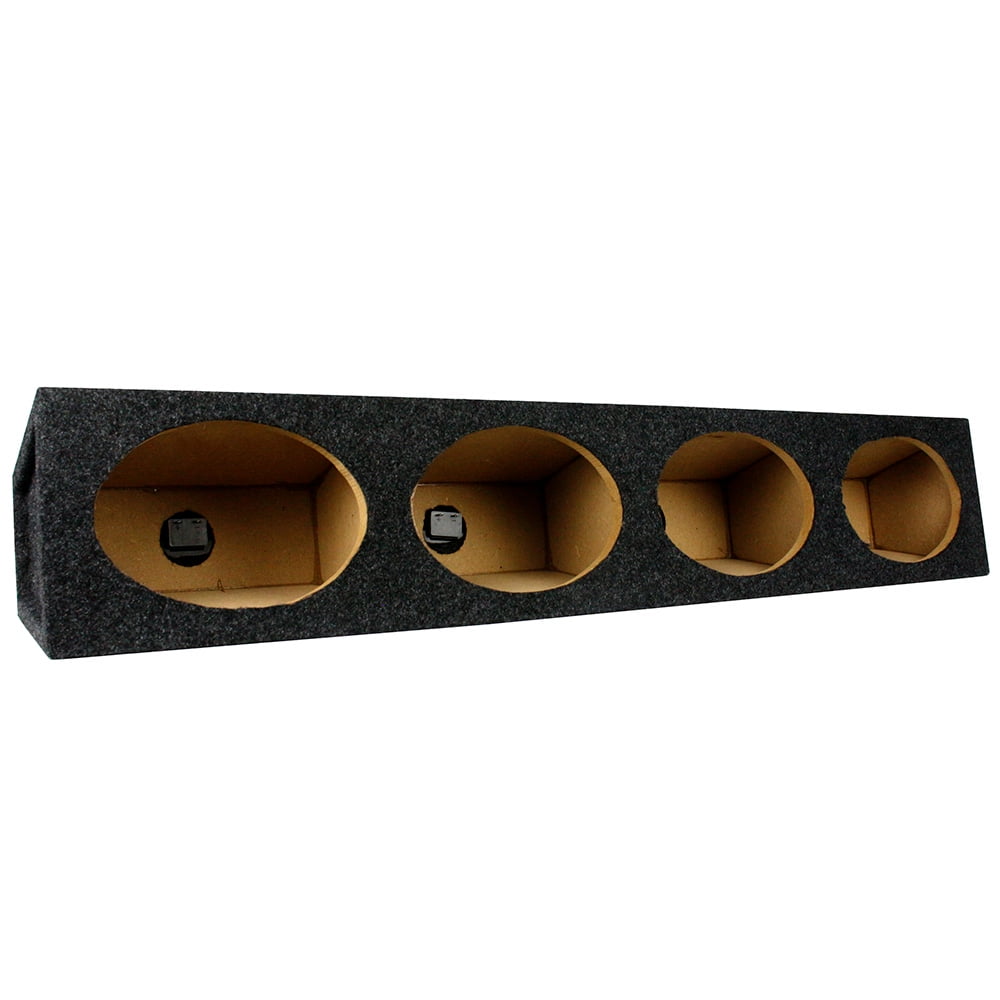 RI Audio Quad 6" X 9" Speaker Wedge Subwoofer Box With 3/4" MDF ...