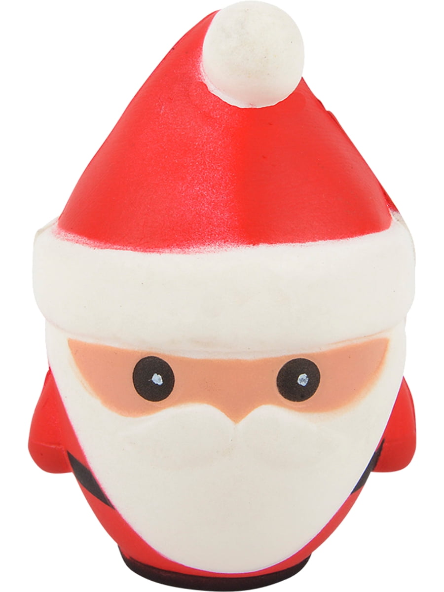 Christmas Winter North Pole Santa Squishie Toy Party Favor - Walmart.com