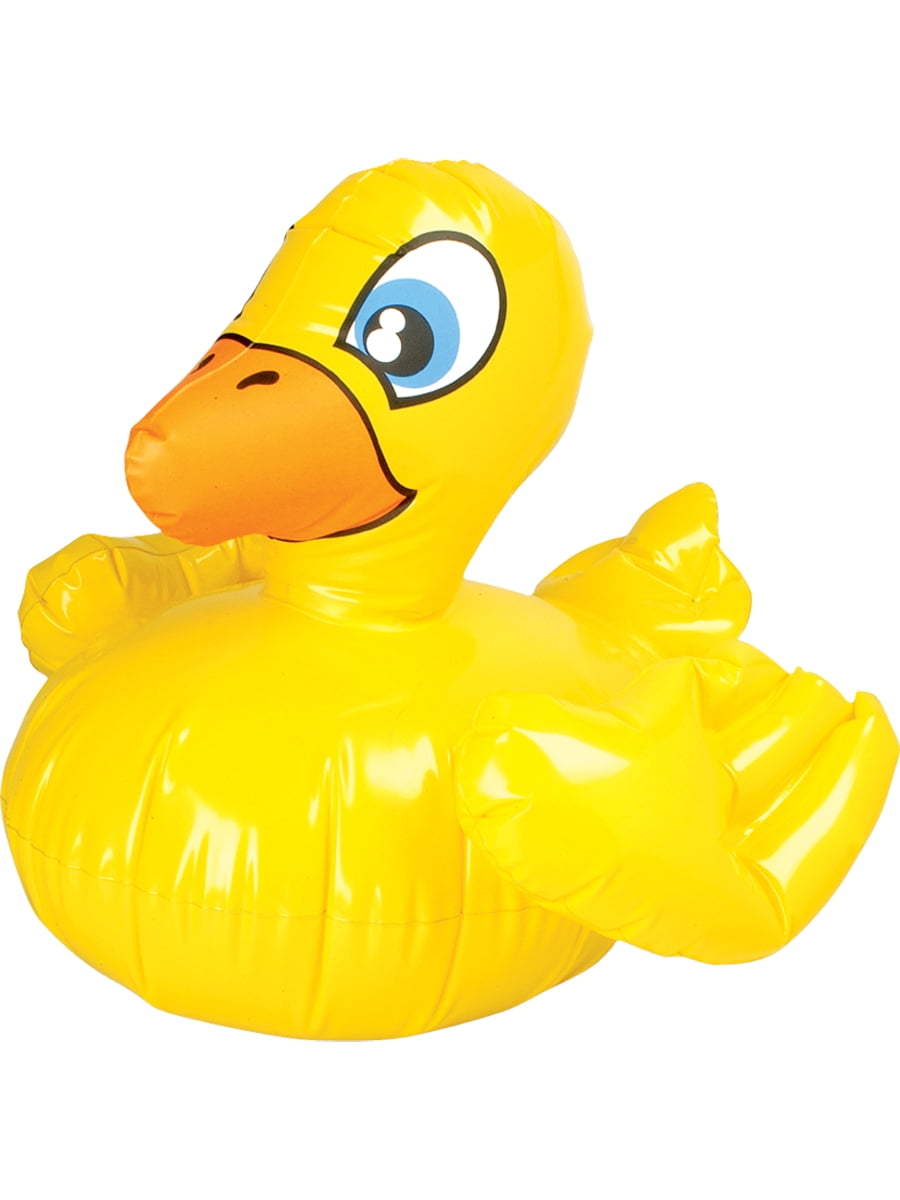 RI Novelty Giant Inflatable Duck, 18" Yellow Ducky for Pool, Water ...