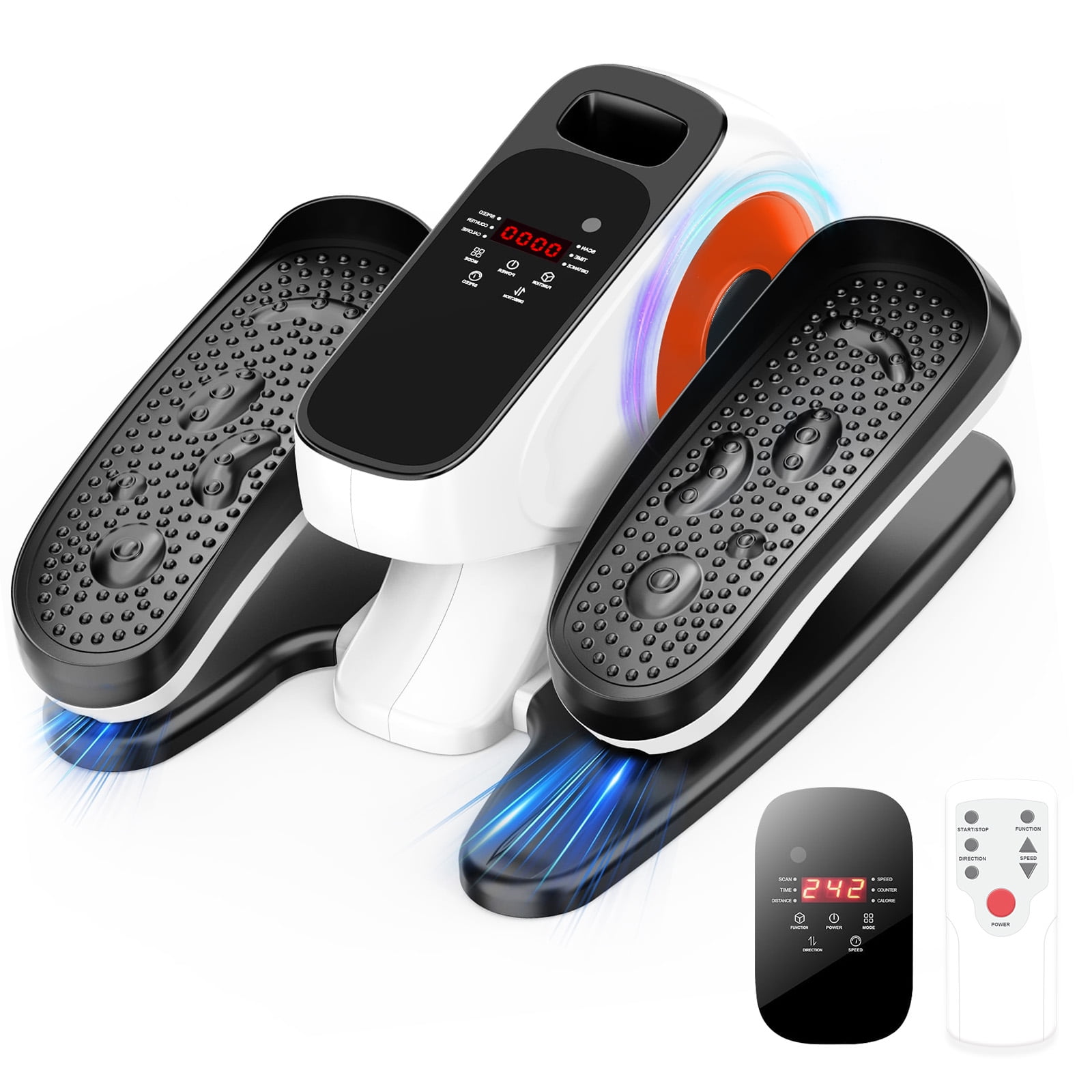 RICAN Under Desk Elliptical Machine, Quiet Ellipse Leg Exerciser While ...