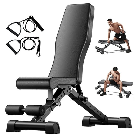 Valor Fitness Adjustable Utility Weight Bench for Flat or Incline Bench ...