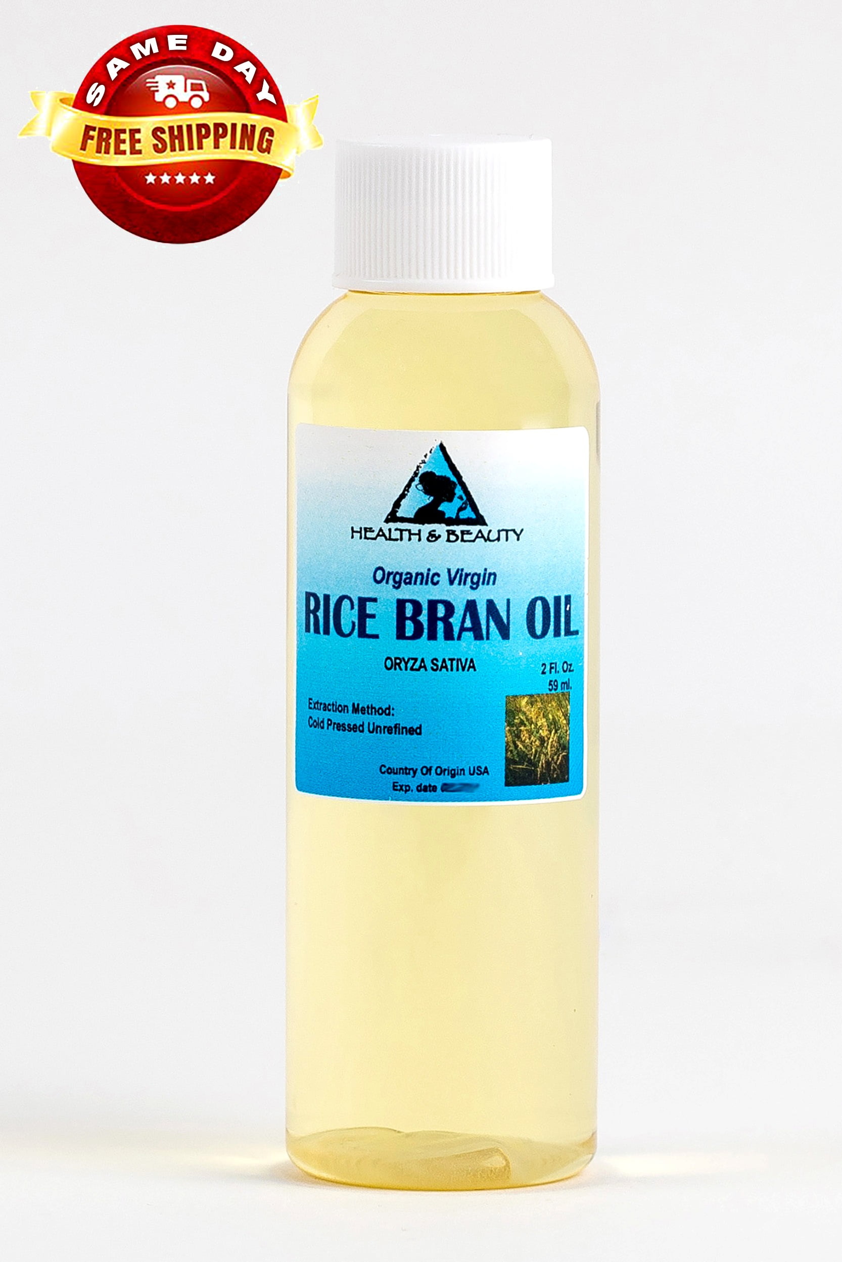 H&B Oils Center Co, Rice Bran Oil, Organic, Cold Pressed, Unrefined ...