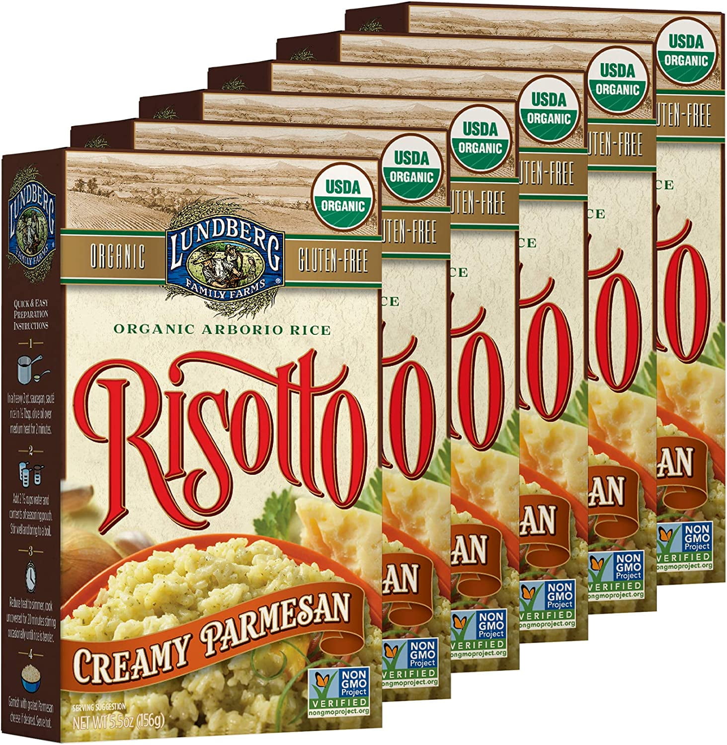 RICE CRMY PARM RISOTTO Pack of 6 - Walmart.com