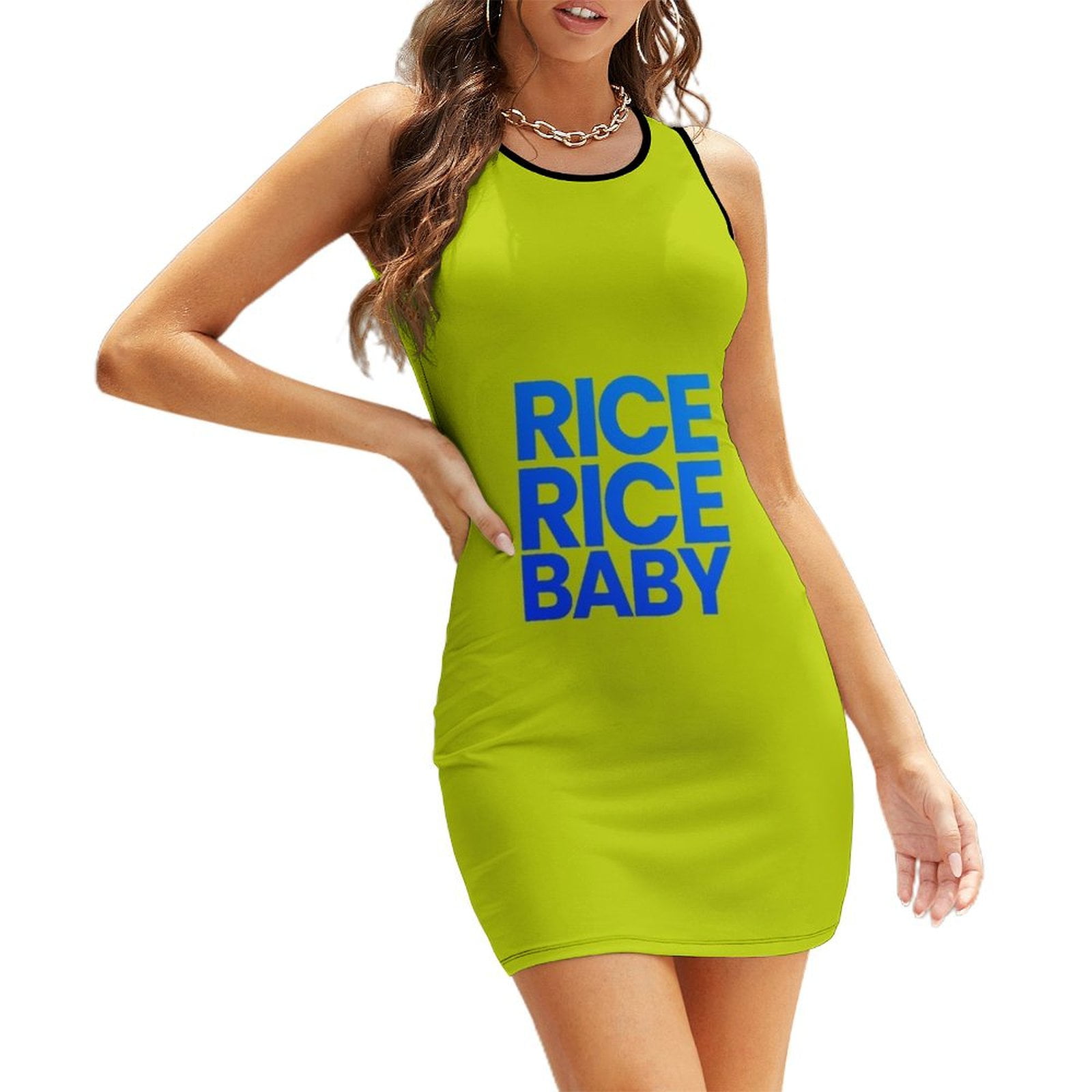 RICE RICE BABY Sleeveless Dress Clothing women's evening dress 2024 ...