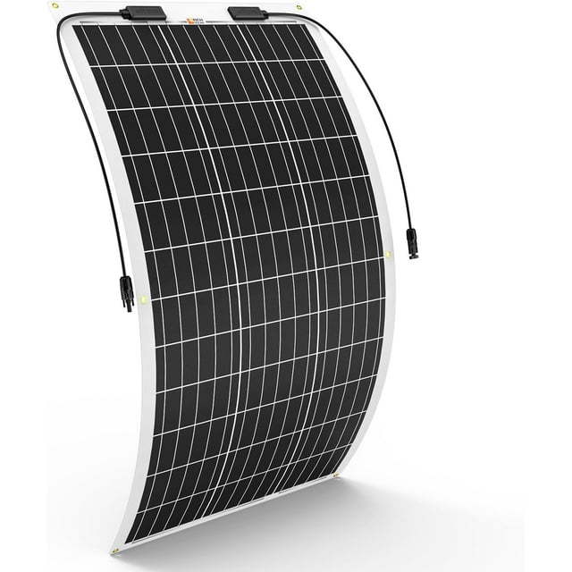 RICH SOLAR 100 Watt 12 Volt Extremely EFTE Flexible Monocrystalline ...