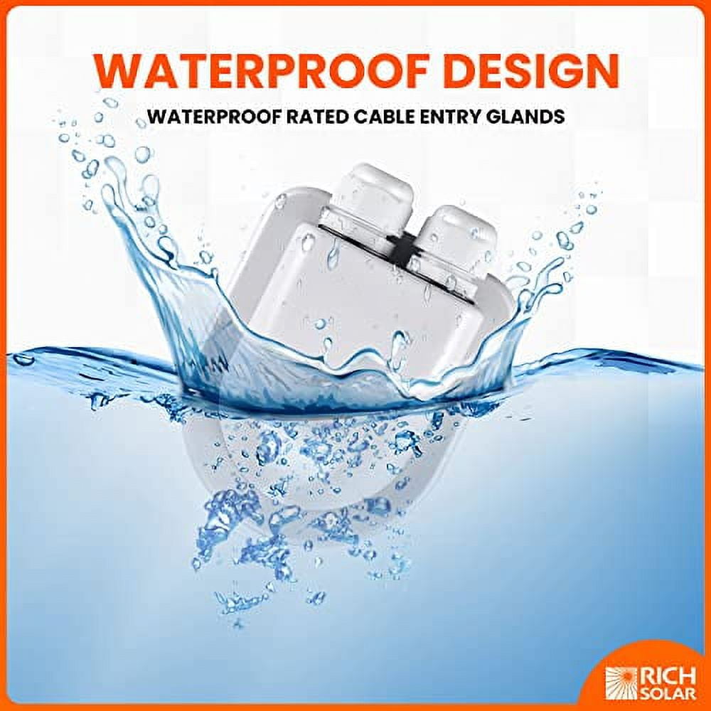 RICH SOLAR Solar Double Cable Entry Gland Box Solar Double Cable Entry ...