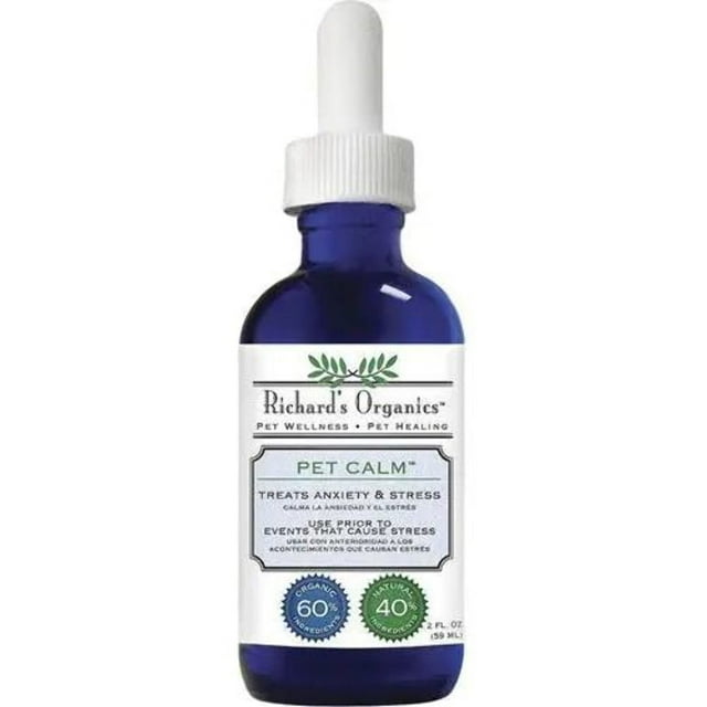 Richard's Organics Relaxing Medication Drops, Pet Calm for Dogs and ...
