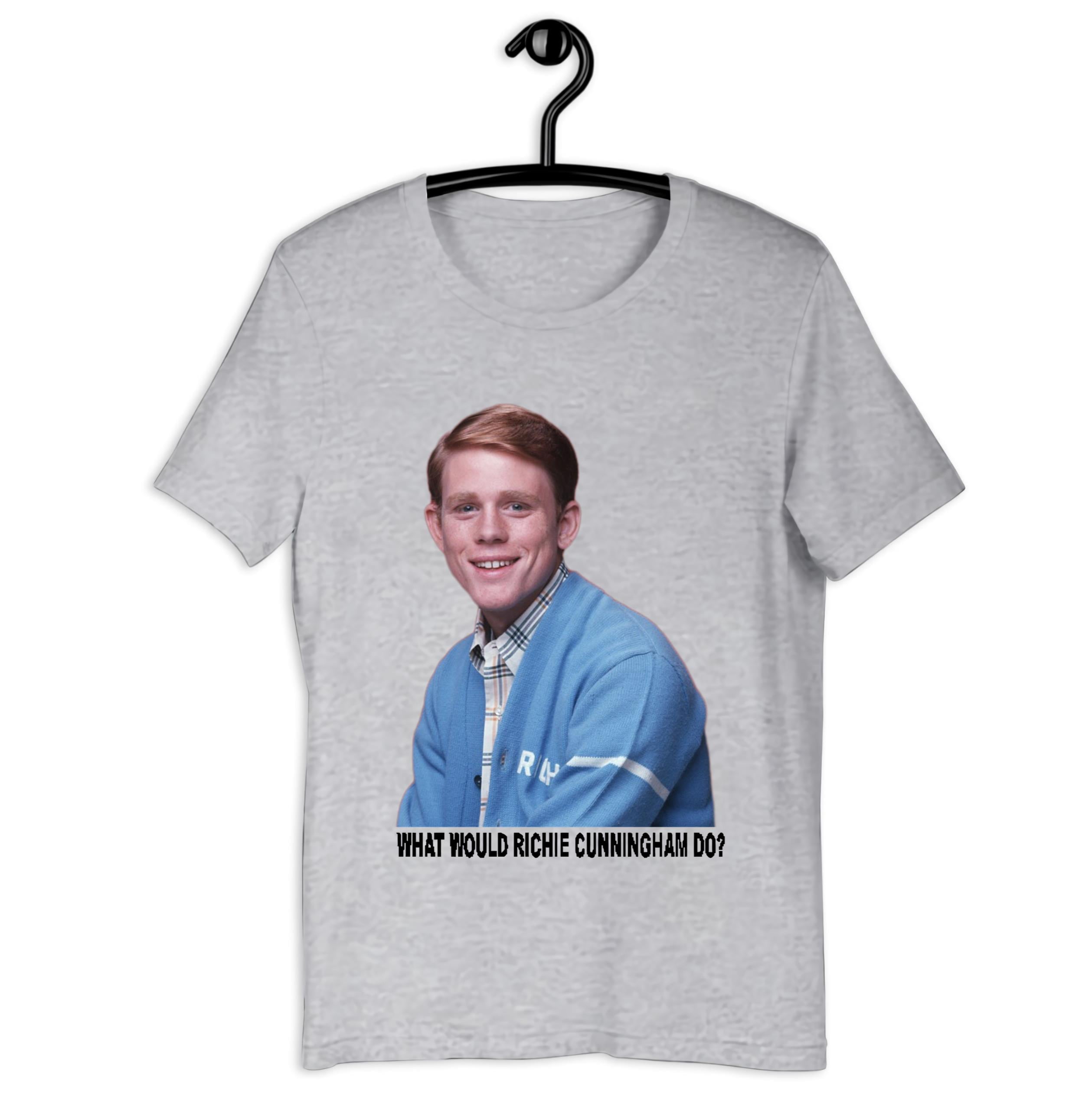 RICHIE CUNNINGHAM WWD® HAPPY DAYS RON HOWARD RETRO TV WHITE T-SHIRT ...