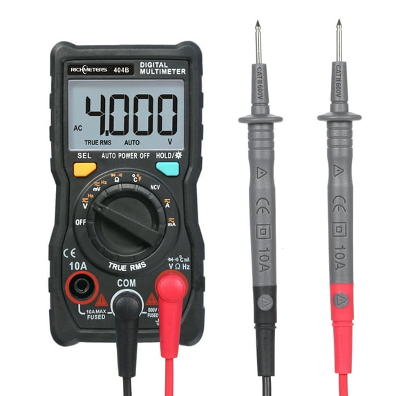 RICHMETERS Handheld Digital Multimeter RM404B Multifunction Multi Meter ...