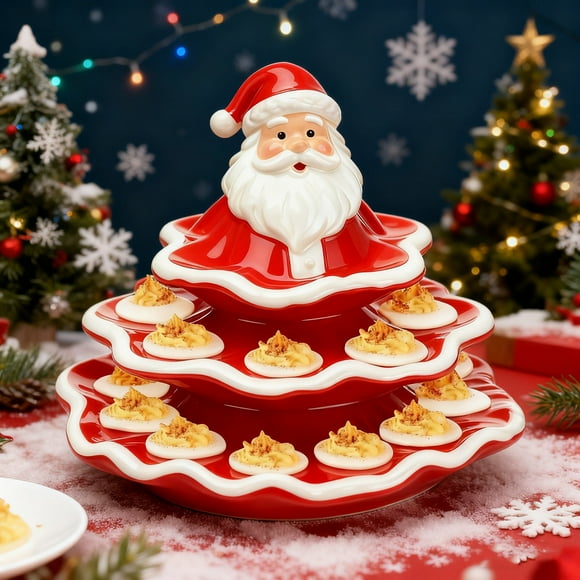 Deviled Egg Christmas Tree