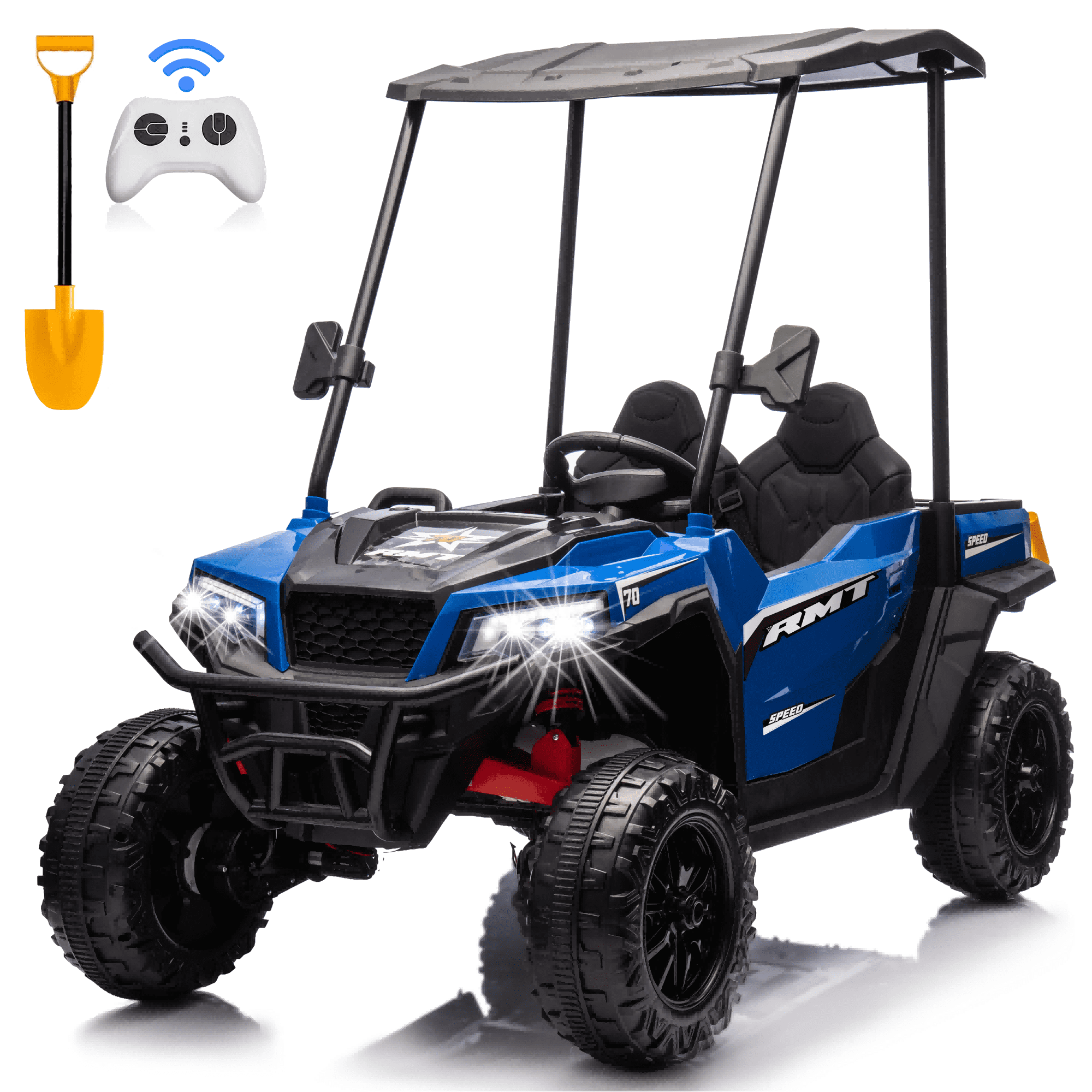 RICHRYCE 24V Ride on Car, 4WD Powered Ride on UTV for kids, Kids Ride ...