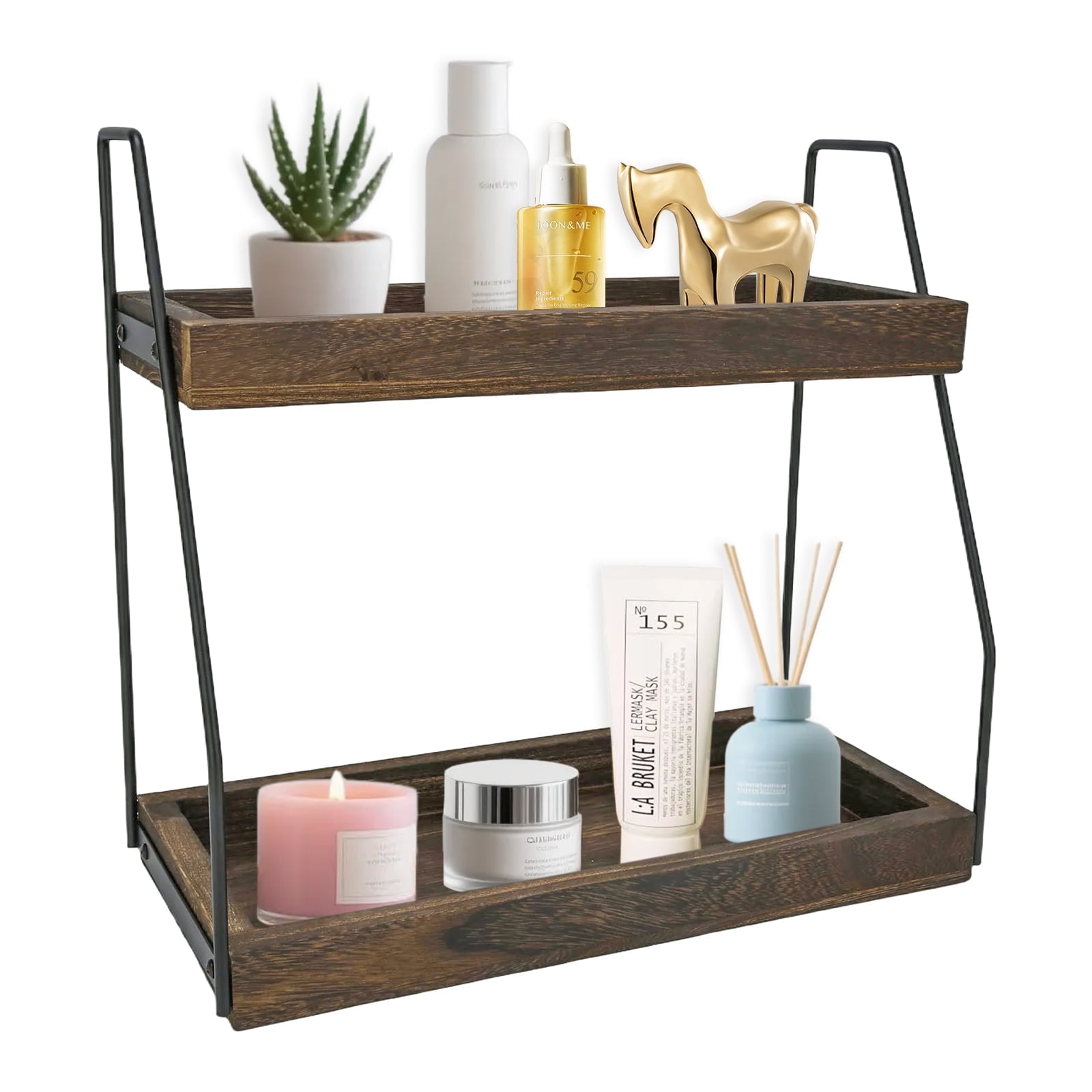 RICHYOUNG 2-Tier Bathroom Counter Organizer,Countertop Storage Shelf ...