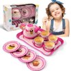 Zoo Troop: Flamingo Tea Set - 13 Pieces - Animal Tea Party Set ...