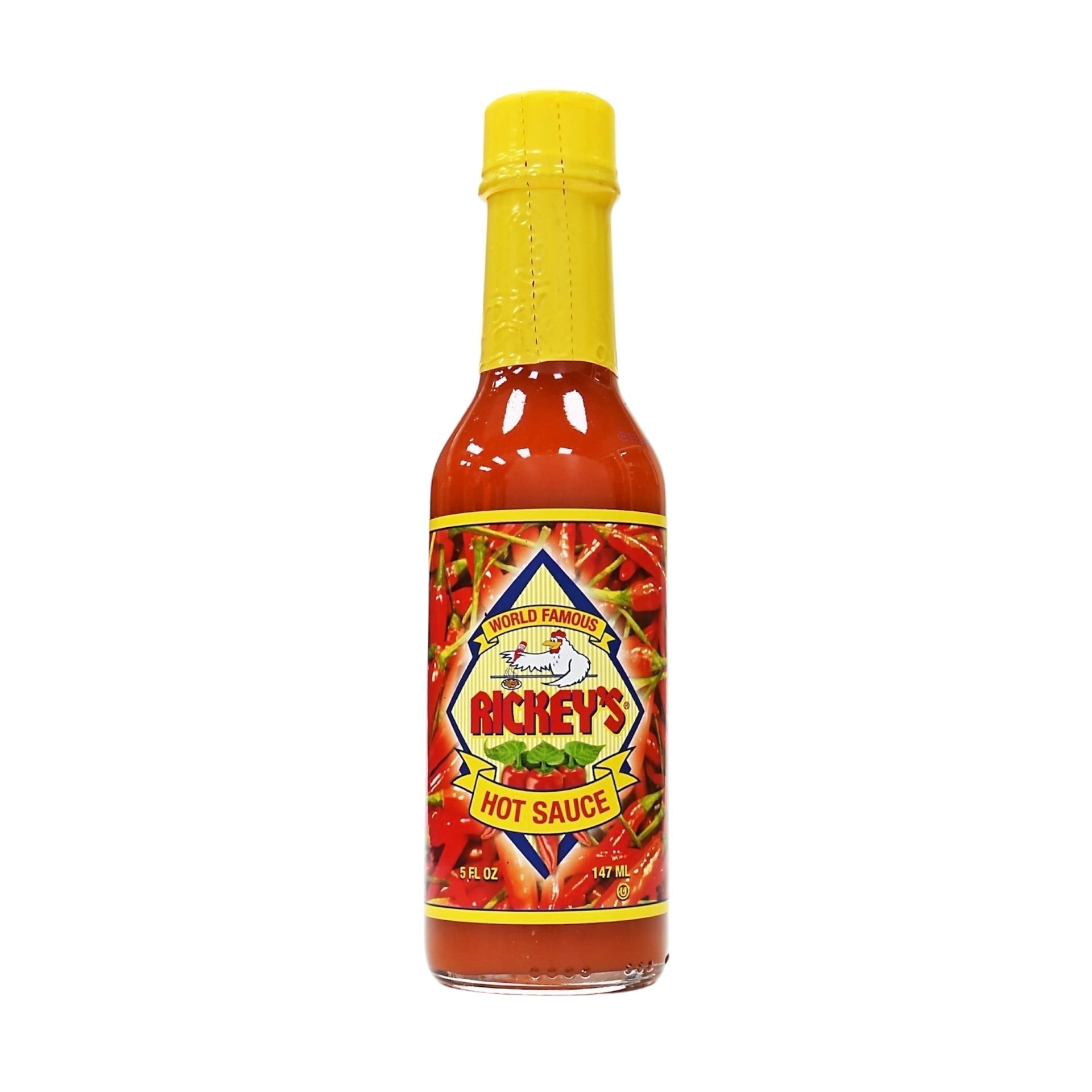 RICKEY'S Original World Famous Sauce, Gourmet Hot Sauce with Aged Red ...
