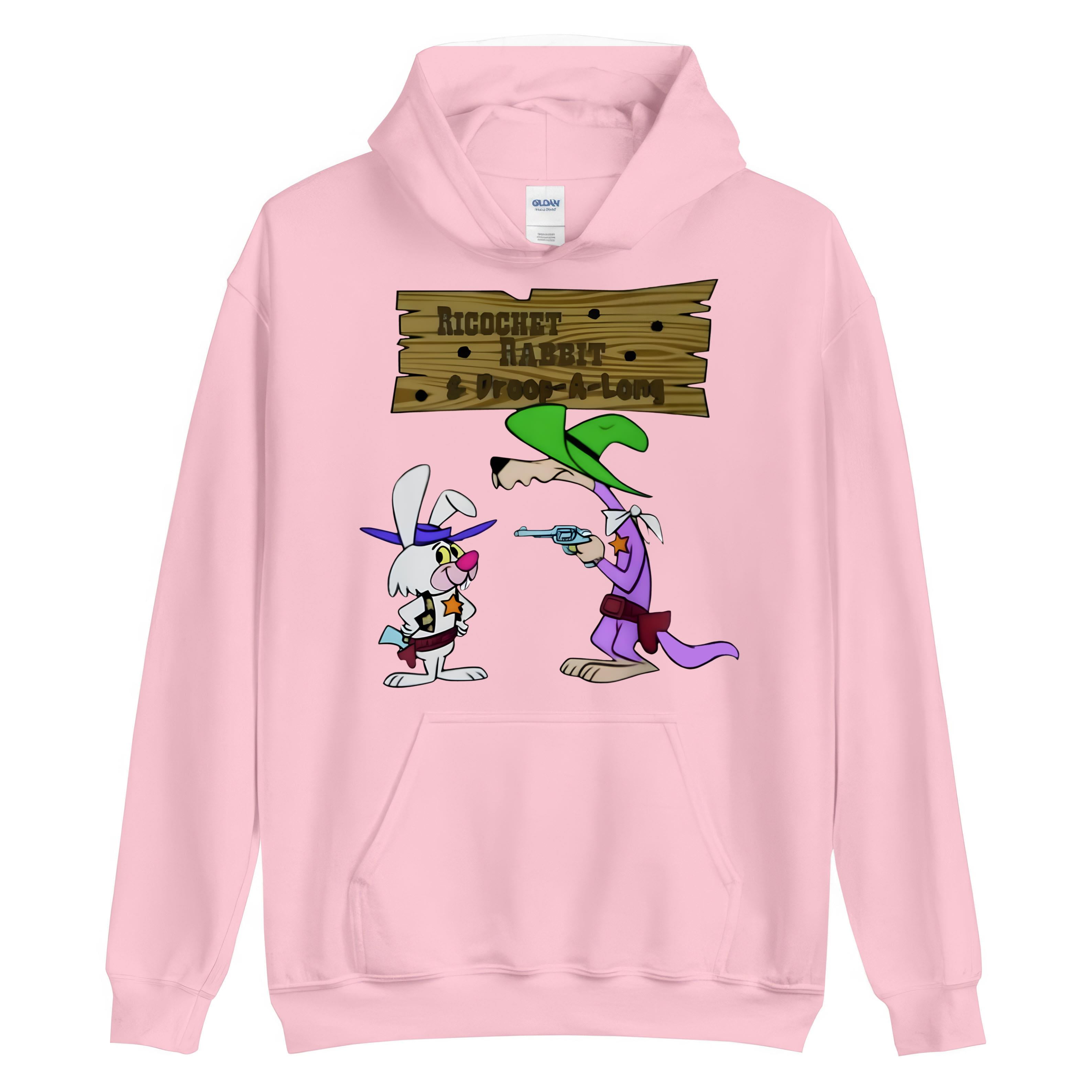 RICOCHET RABBIT & DROOP-A-LONG CARTOON T-SHIRT HANNA BARBERA CEREAL ...
