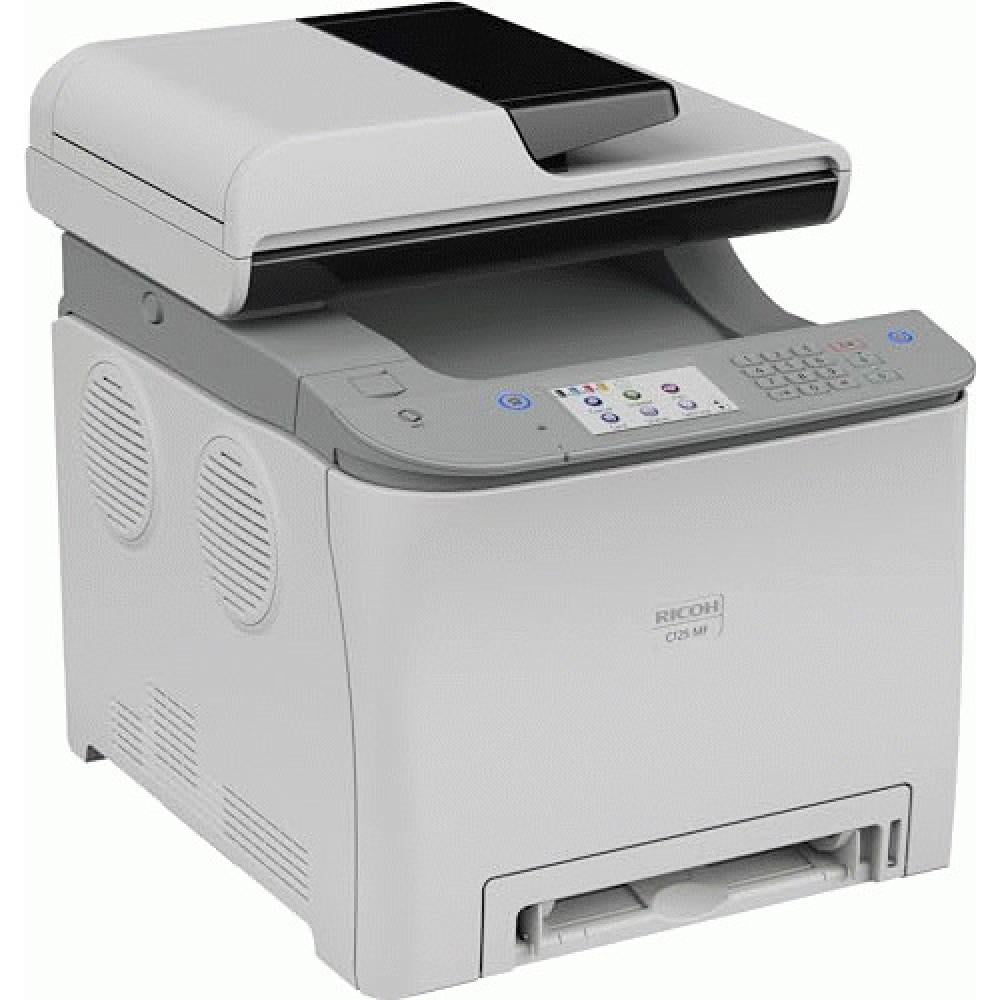 RICOH C125 MF Compact Color Duplex Laser Multi-Function Printer 26PPM Secure Wireless - Copy ...