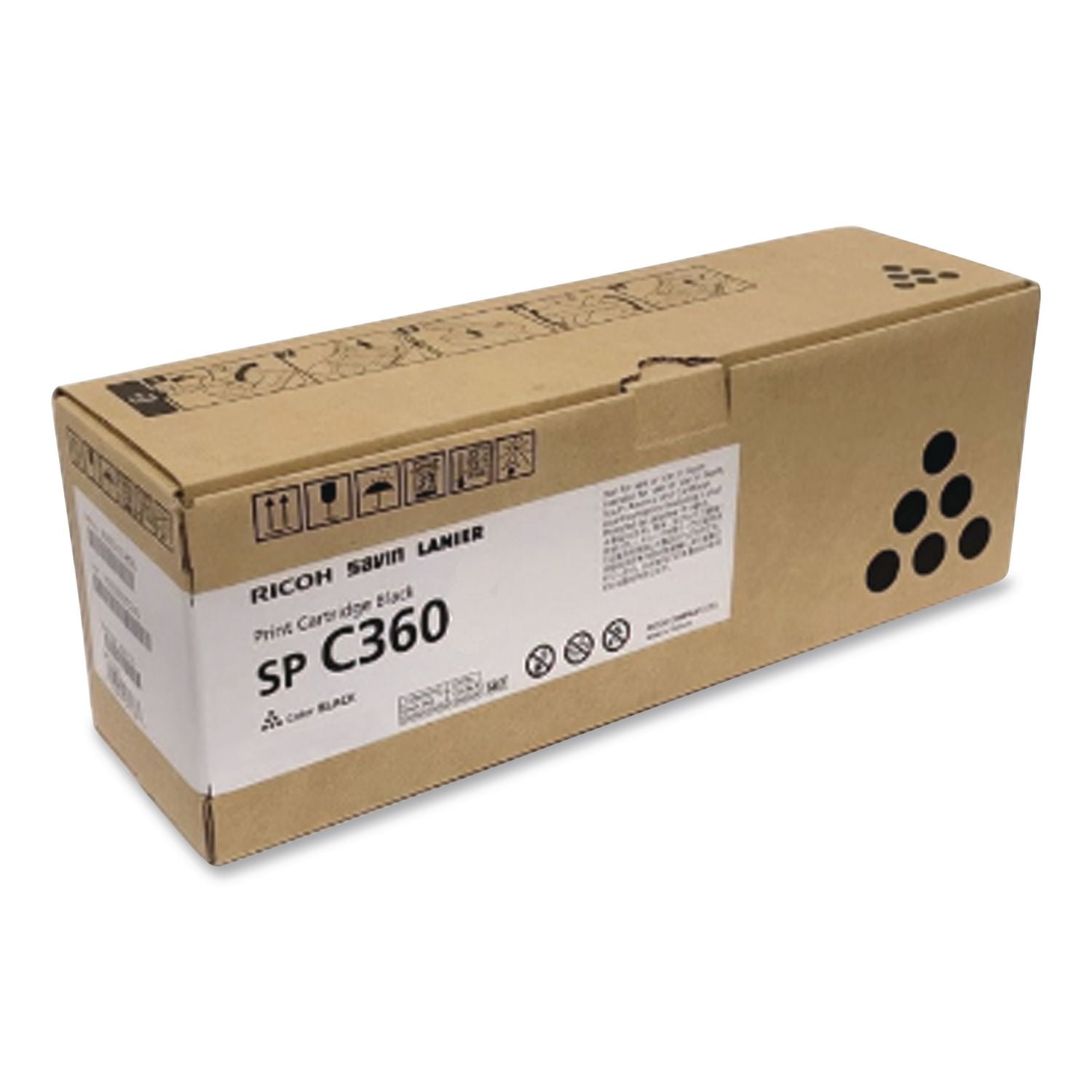 RICOH CARTRIDGE BLACK SP C360A - Walmart Business Supplies