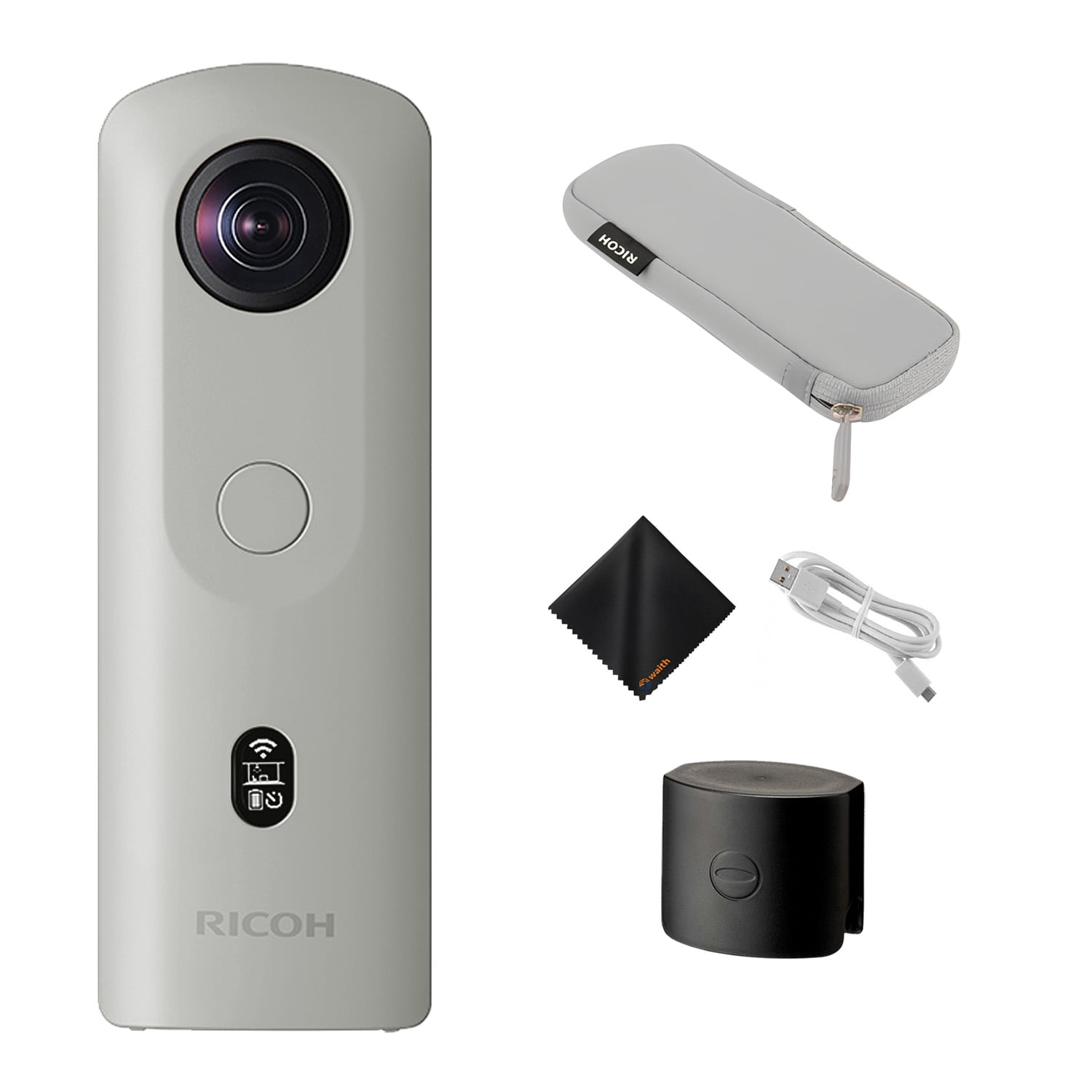 RICOH THETA SC2 360° Business Camera +Lens Cap +Microfiber Cloth Bundle ...