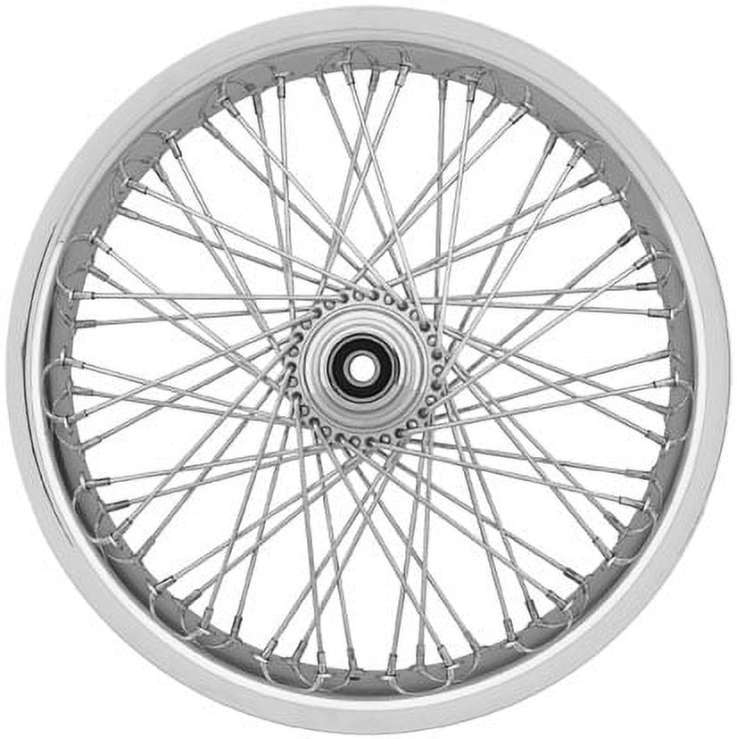 RIDE WRIGHT WHEELS Exotica 60 Spoke Wheel 21x3.5 Chrome -Front 04236-45 ...