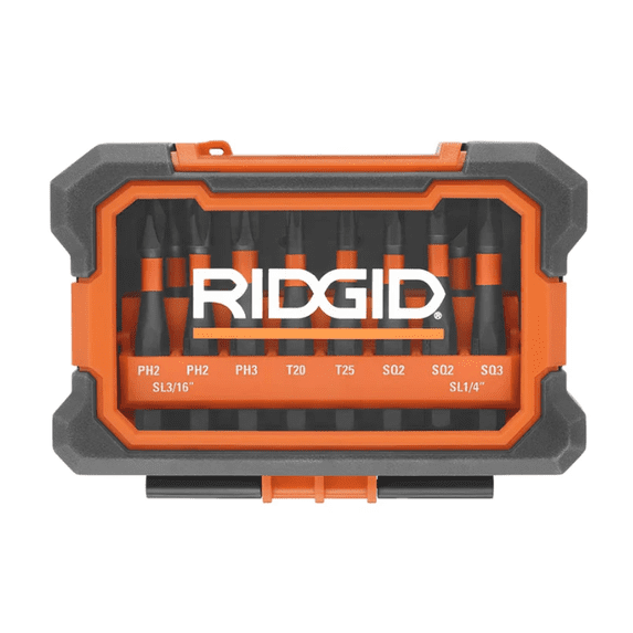 RIDGID 10 PC. Impact Drive Bit Set - AC96106 - Walmart.com