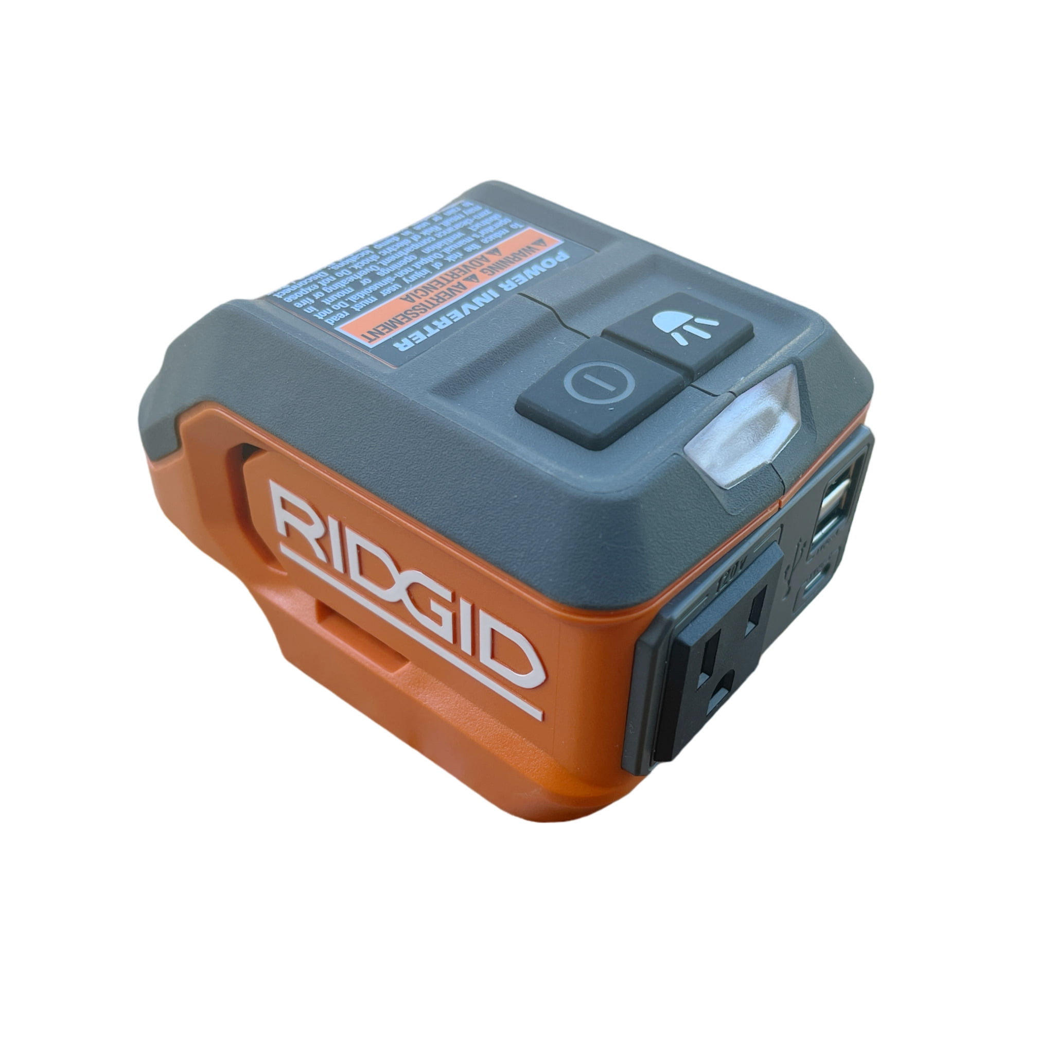 RIDGID 18-Volt 175-Watt Power Inverter (Tool Only) - Factory ...