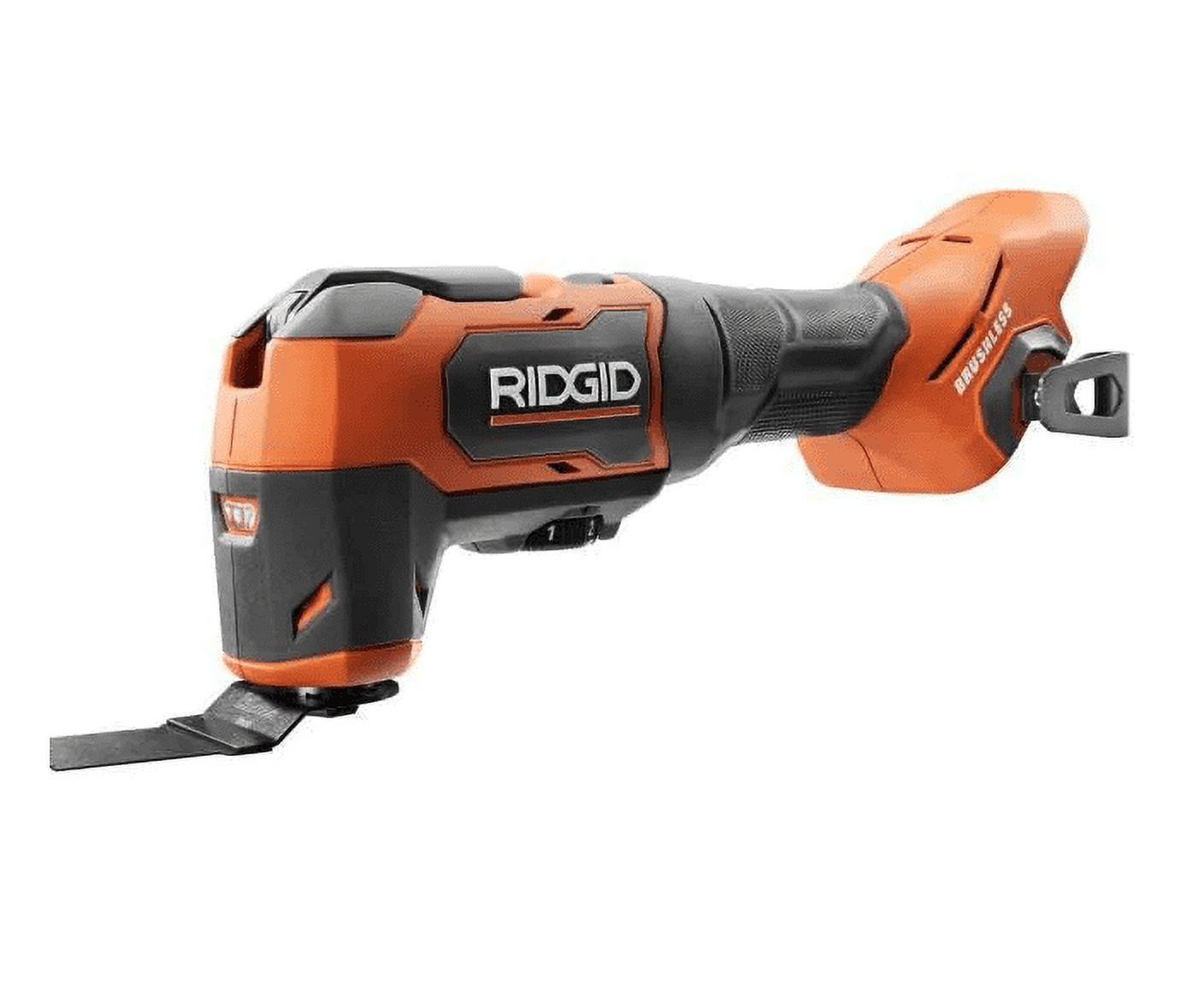 RIDGID 18V Brushless Oscillating Electric Multi Tool Power Tool Walmart