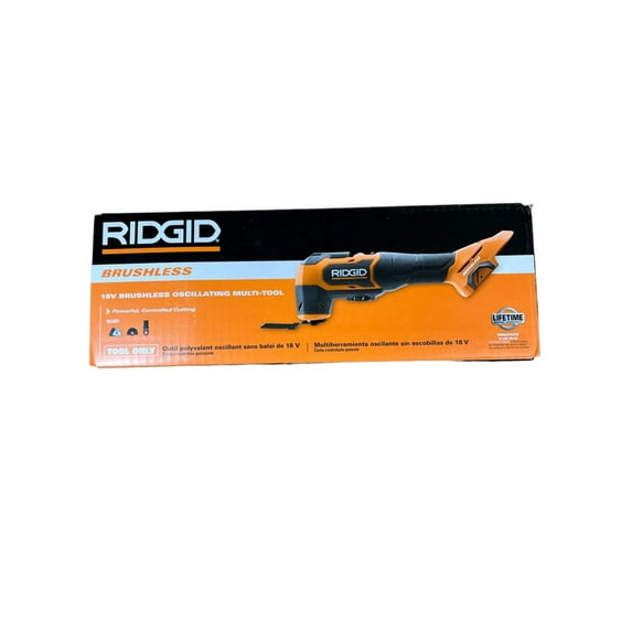 RIDGID 18V Brushless Oscillating Electric Multi-Tool Power Tool ...