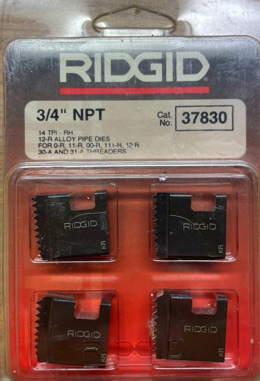 RIDGID 37830 Pipe Threading Dies - Walmart.com