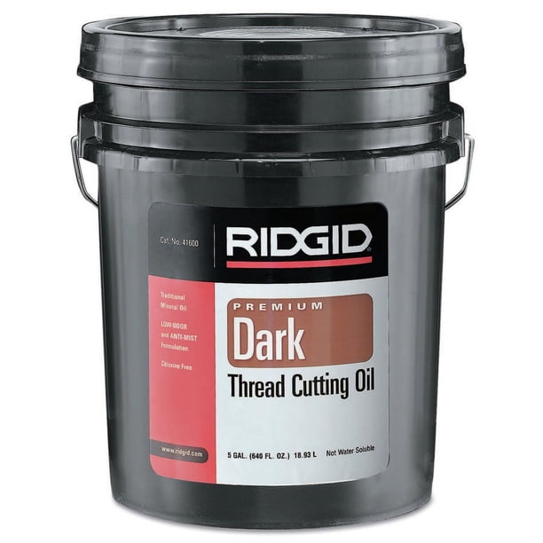 RIDGID 41600 Threading Oil Can, 5 GAL - Dark - Walmart Business Supplies