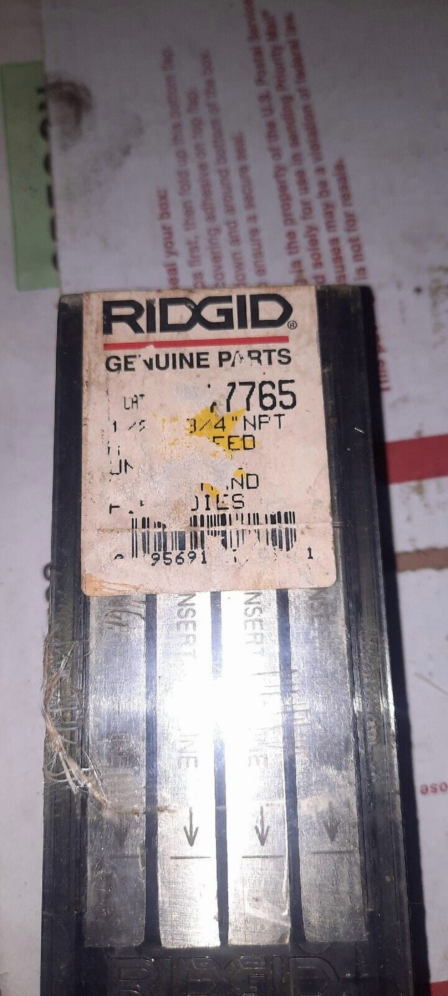 RIDGID 47765 1/2" - 3/4" NPT THREADING DIES HIGH SPEED FOR UNIVERSAL ...