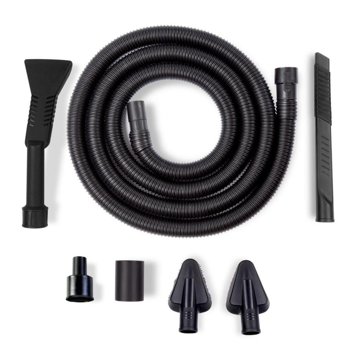 RIDGID Wet/Dry Vacuum Car Detailing Kit 14 Ft. Hose with Brushes and ...