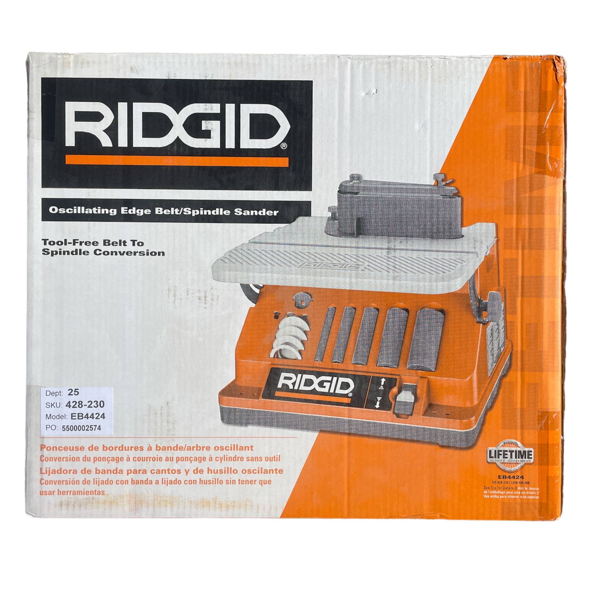 RIDGID Oscillating Edge Belt/Spindle Sander - Walmart.com