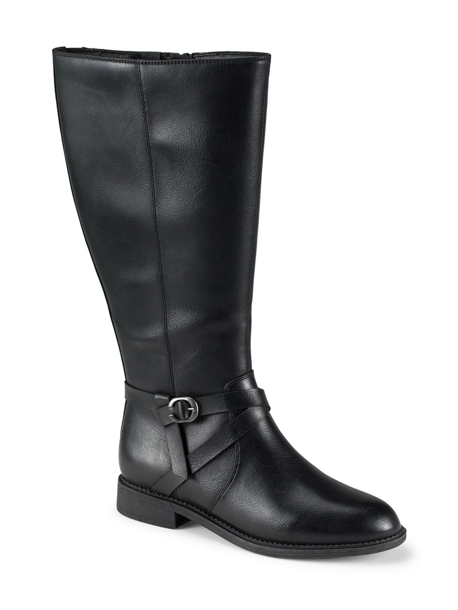 WearEver Women's Wide Width Wide Calf Riding Boots - Walmart.com