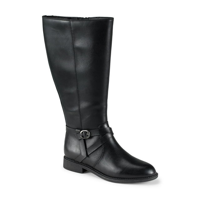 WearEver Women's Wide Width Wide Calf Riding Boots - Walmart.com