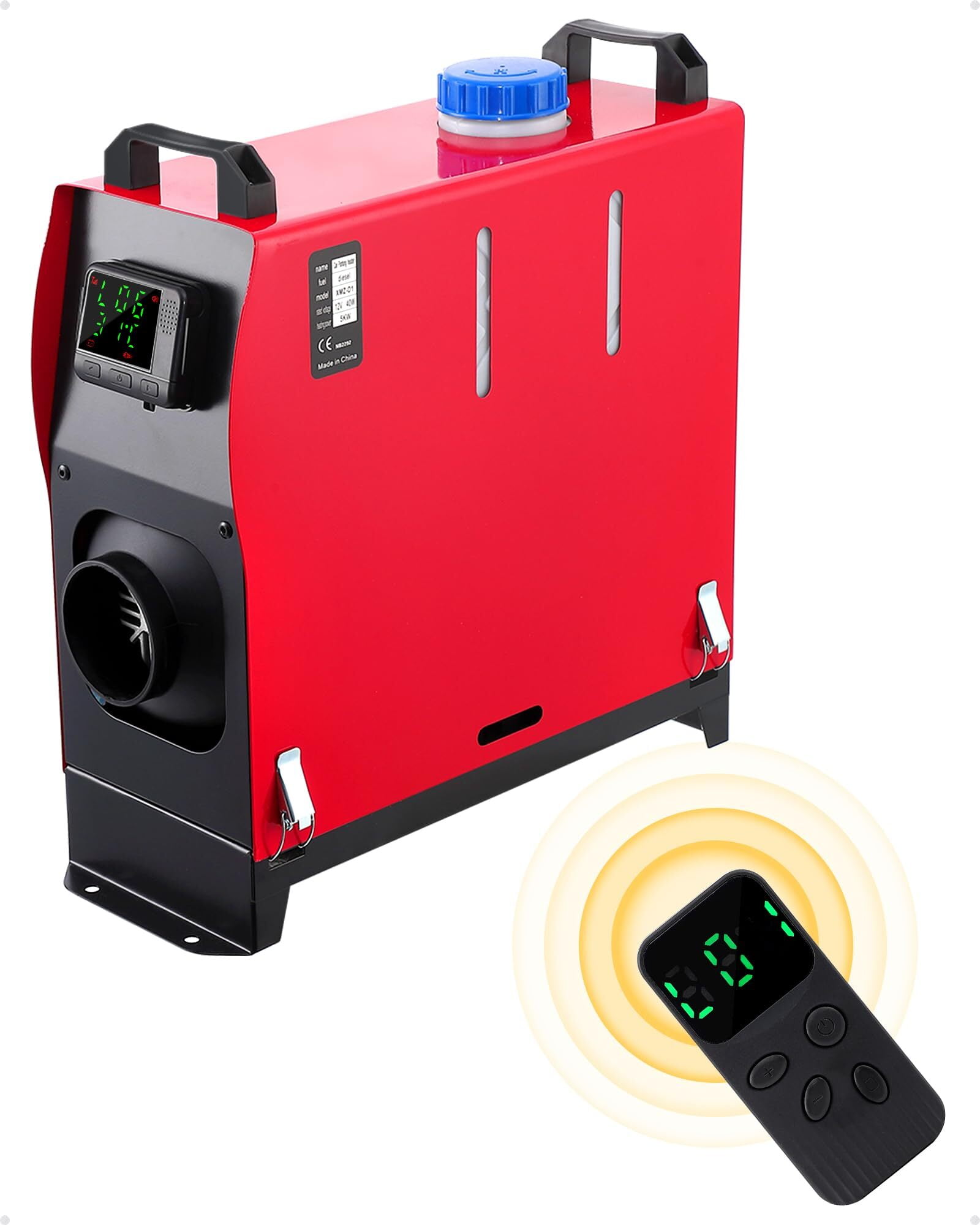 RIEDHOFF 5KW Diesel Heater, Diesel Air Heater All in One 12V, Portable ...
