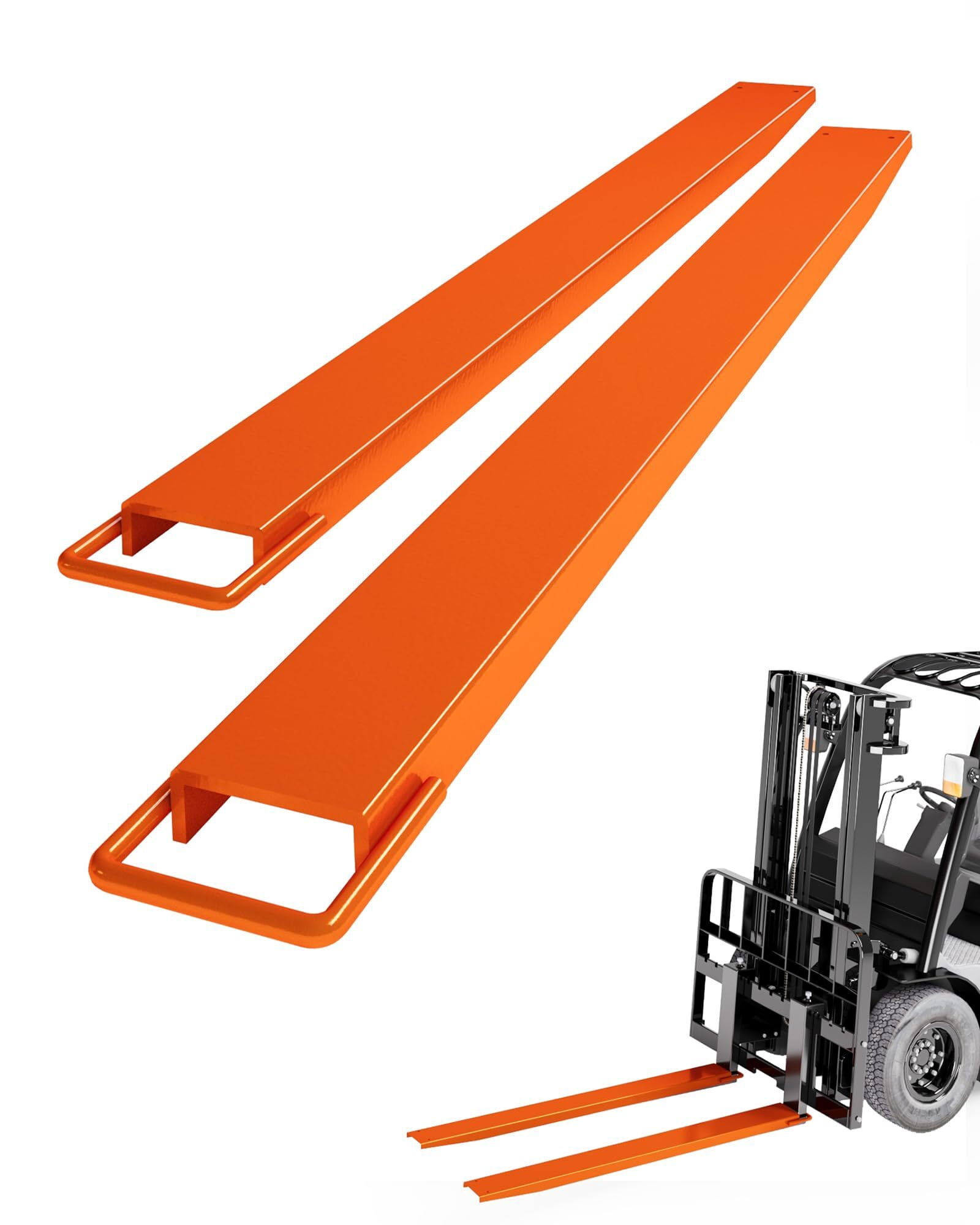 RIEDHOFF Fork Extensions, 60inch Length Pallet Fork Extensions, 4.5inch ...