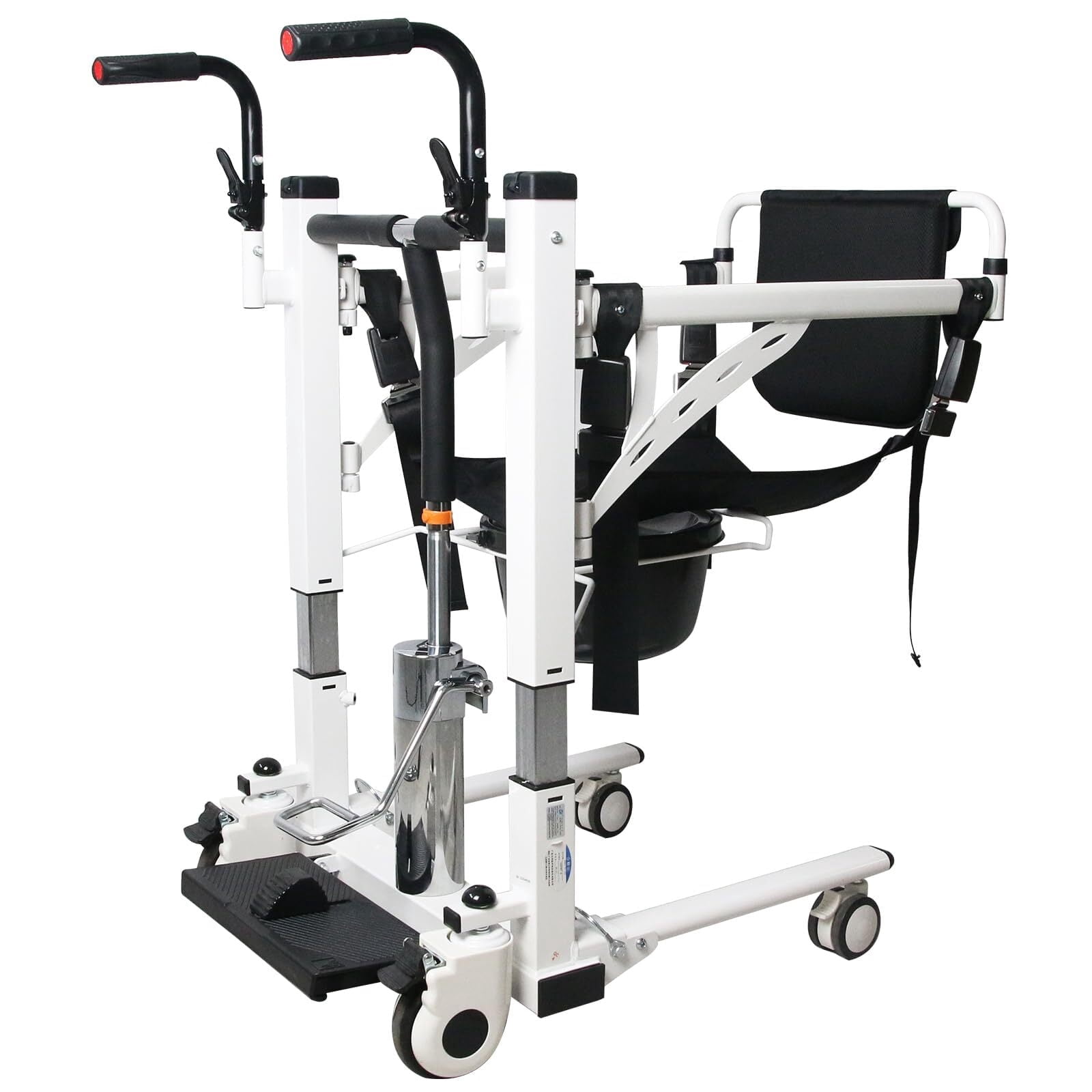 RIEDHOFF Patient Transfer Lift Chair,Lift Assisted Bedside Toilet Chair ...