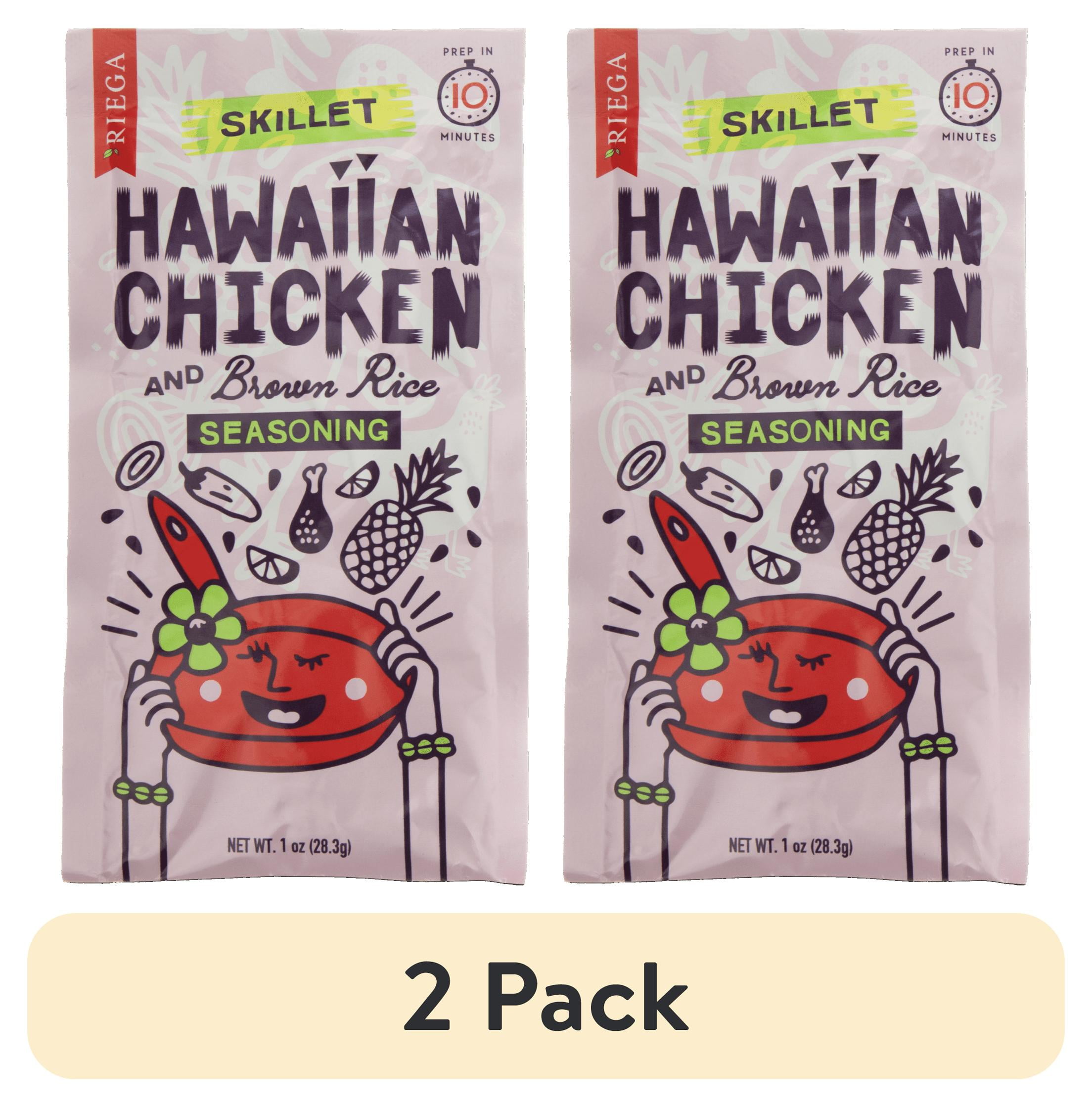 (2 pack) RIEGA Gluten-Free Hawaiian Chicken Skillet Seasoning Mix, 1 oz ...