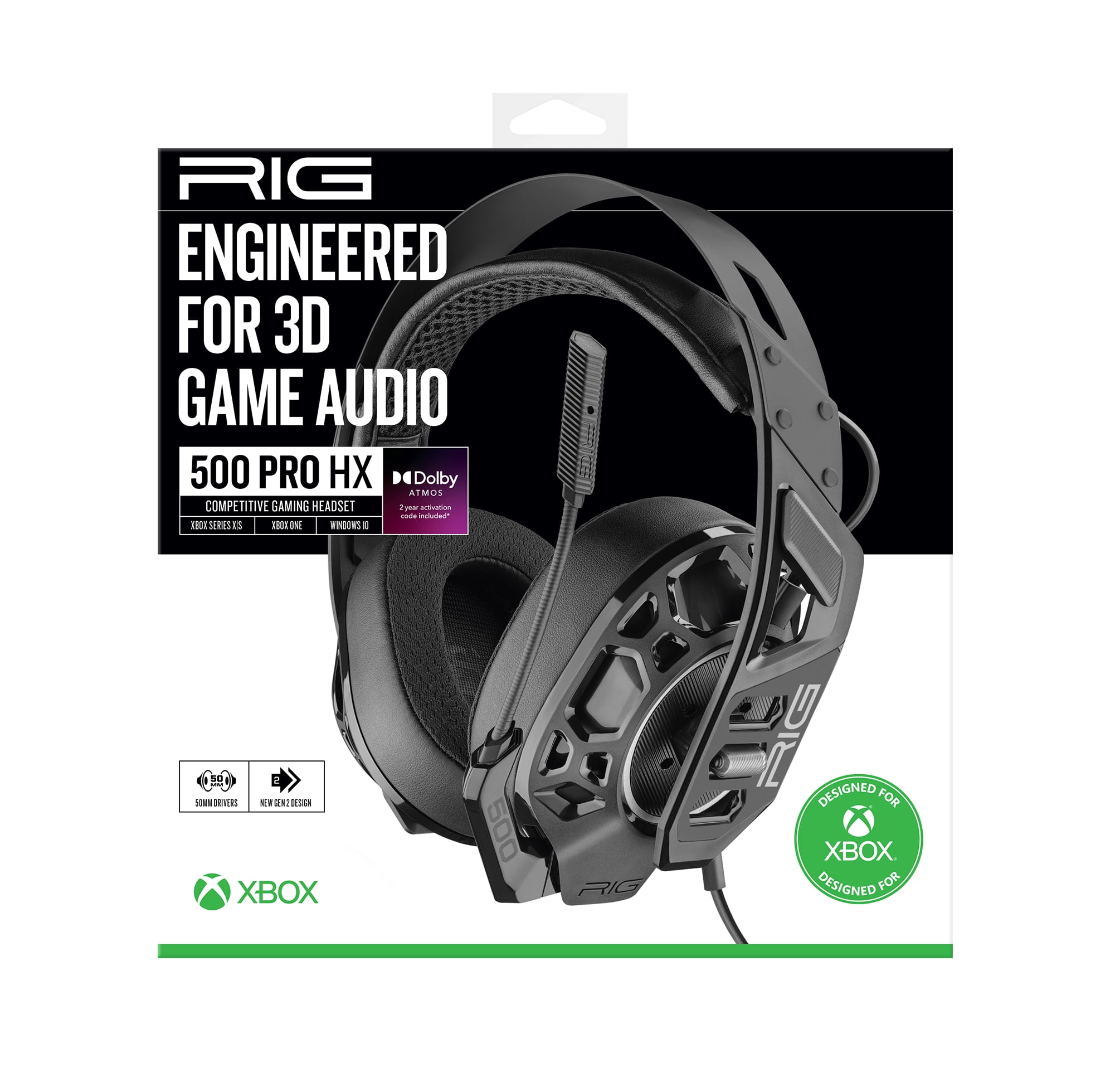Pre-Owned RIG 500 PRO HX Gen 2 Xbox Gaming Headset with 3D Audio ...