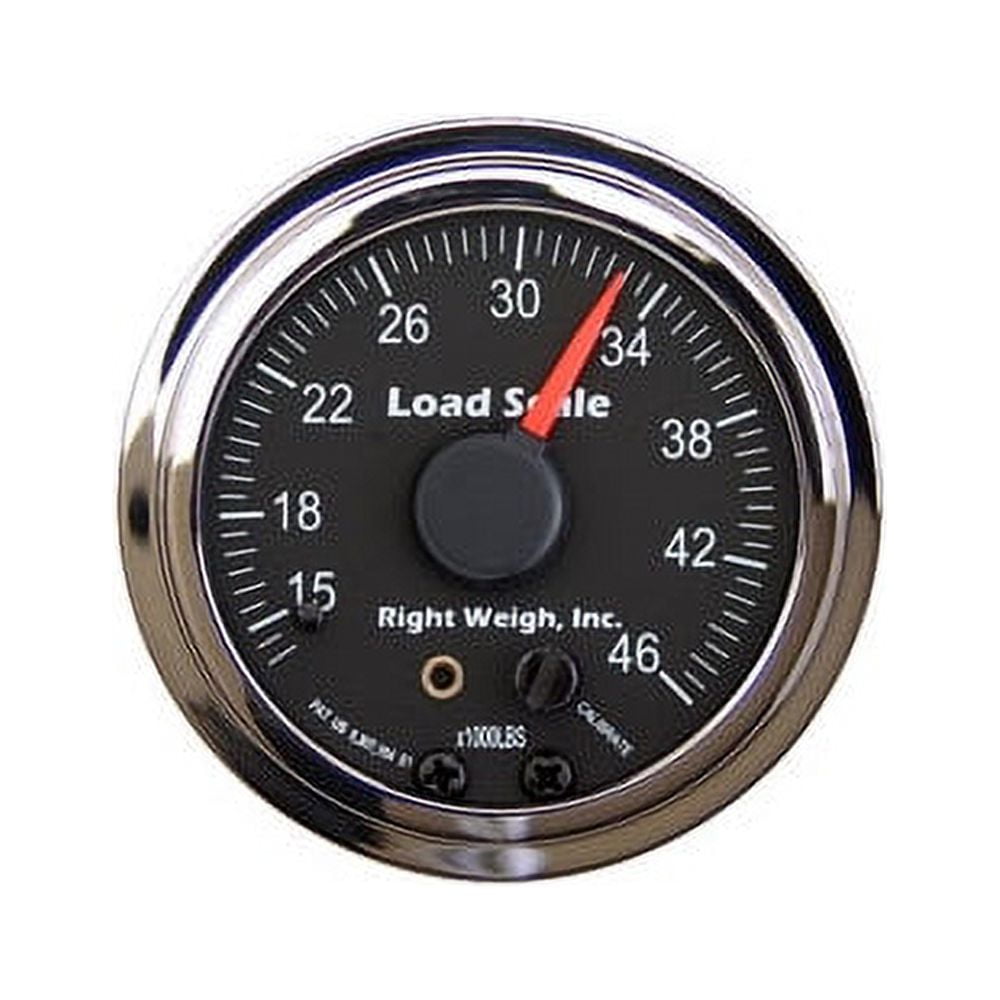 Right Weigh 510-46-C Interior Analog Onboard Load Scale for Tandem Axle ...