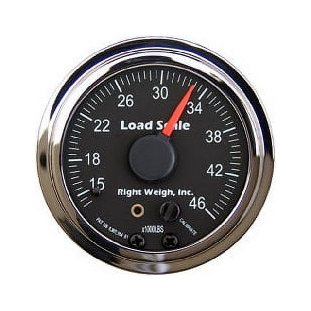 Right Weigh 510-46-C Interior Analog Onboard Load Scale for Tandem Axle ...