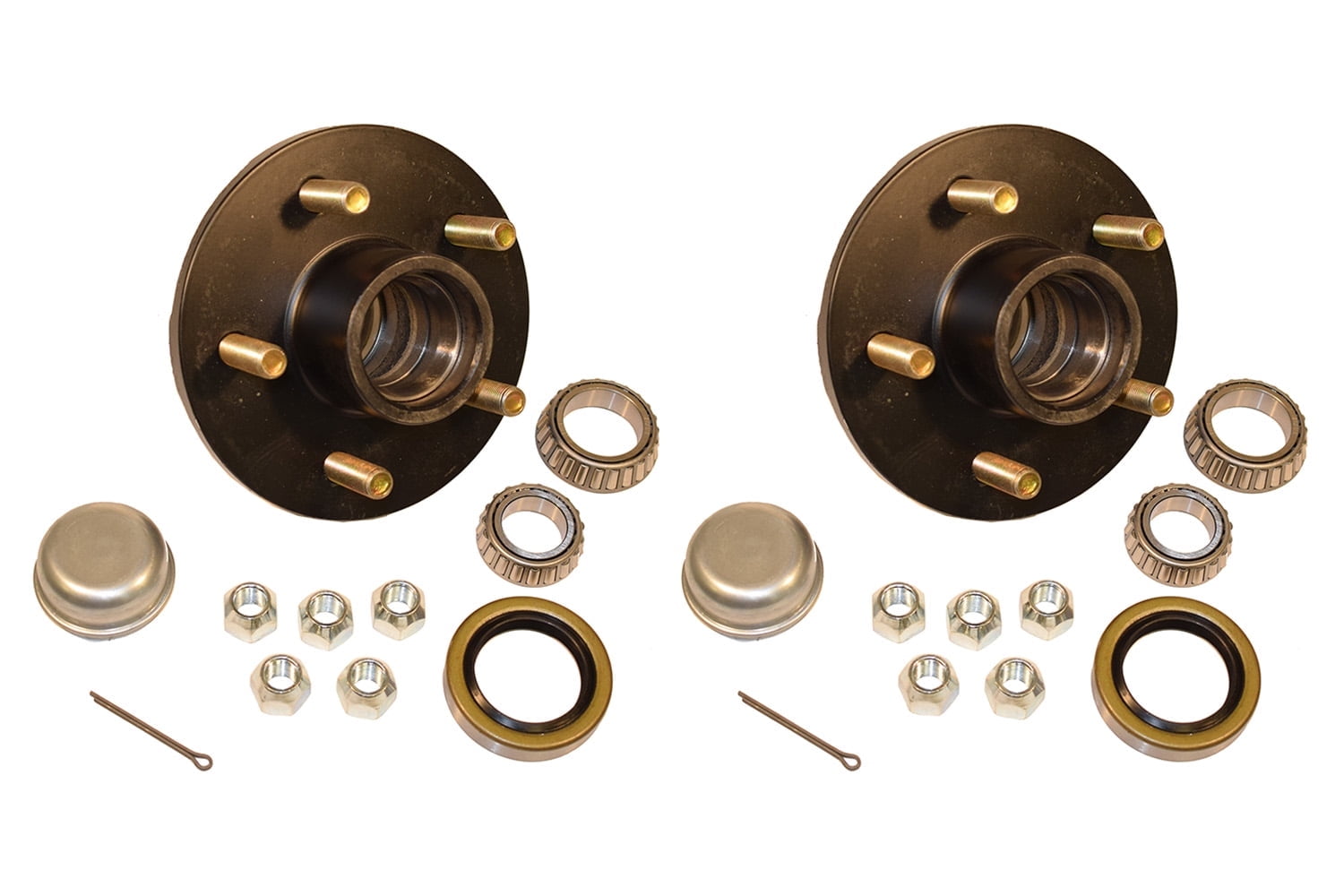 RIGID HITCH INCORPORATED Trailer Hub Kit (H-1000-PR) 5 Bolt on 4-1/2 ...