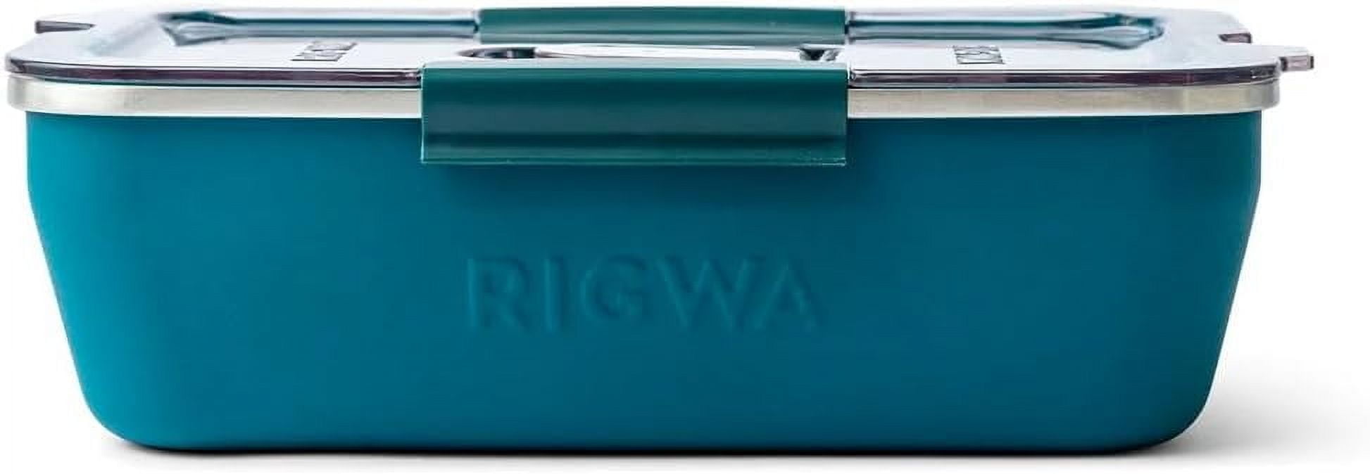 RIGWA Double-Wall Stainless Steel Insulated Food Container - Hot and ...