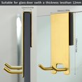RIHJIN-Shower Door Hooks, Gold Towel Hooks for Bathroom Frameless Glass ...