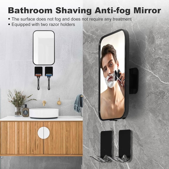 Shop Anti-Fog Shower Mirrors for Clear Grooming and Travel Needs