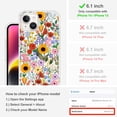 RIHJIN-for iPhone 13/14 Case | Military Grade 6.6ft Drop Tested | Clear ...