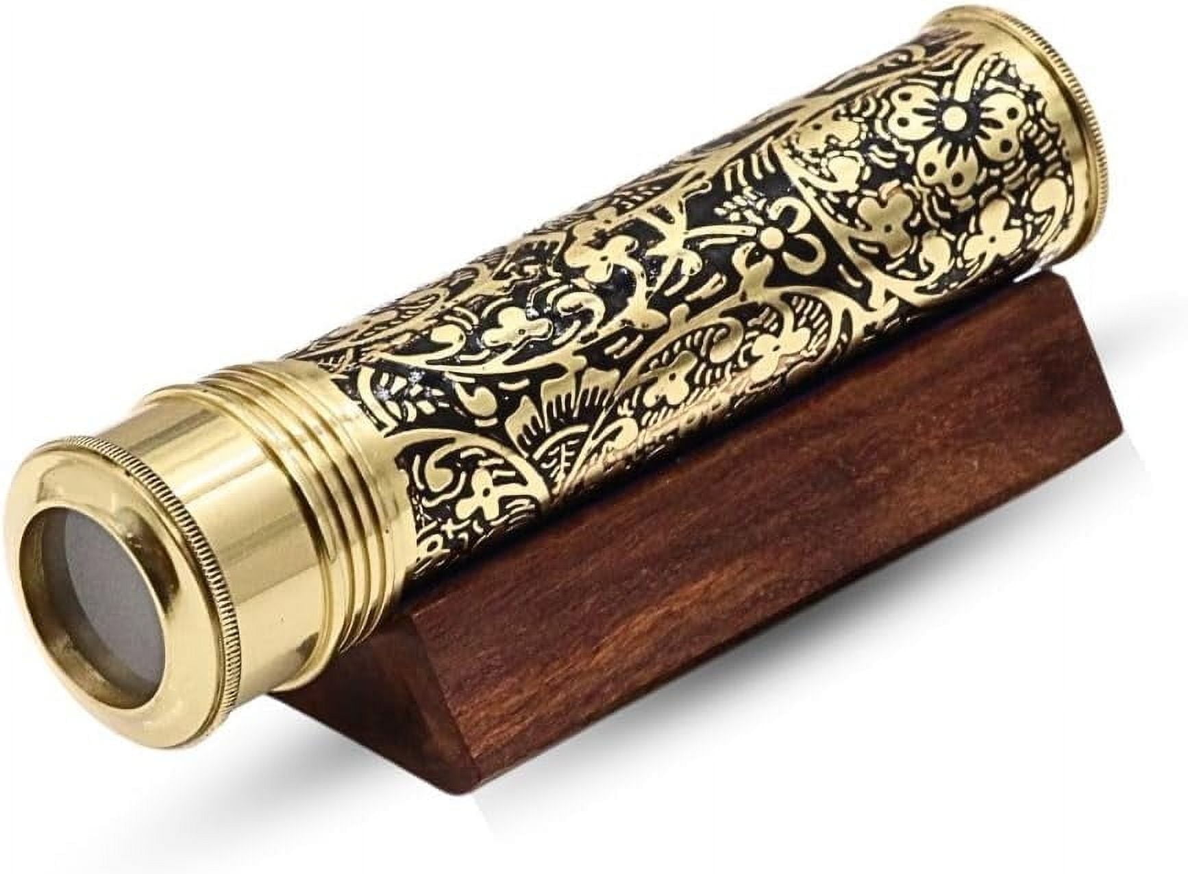 Roorkee Instruments Handmade Solid Brass Kaleidoscope for Adults & Kids ...