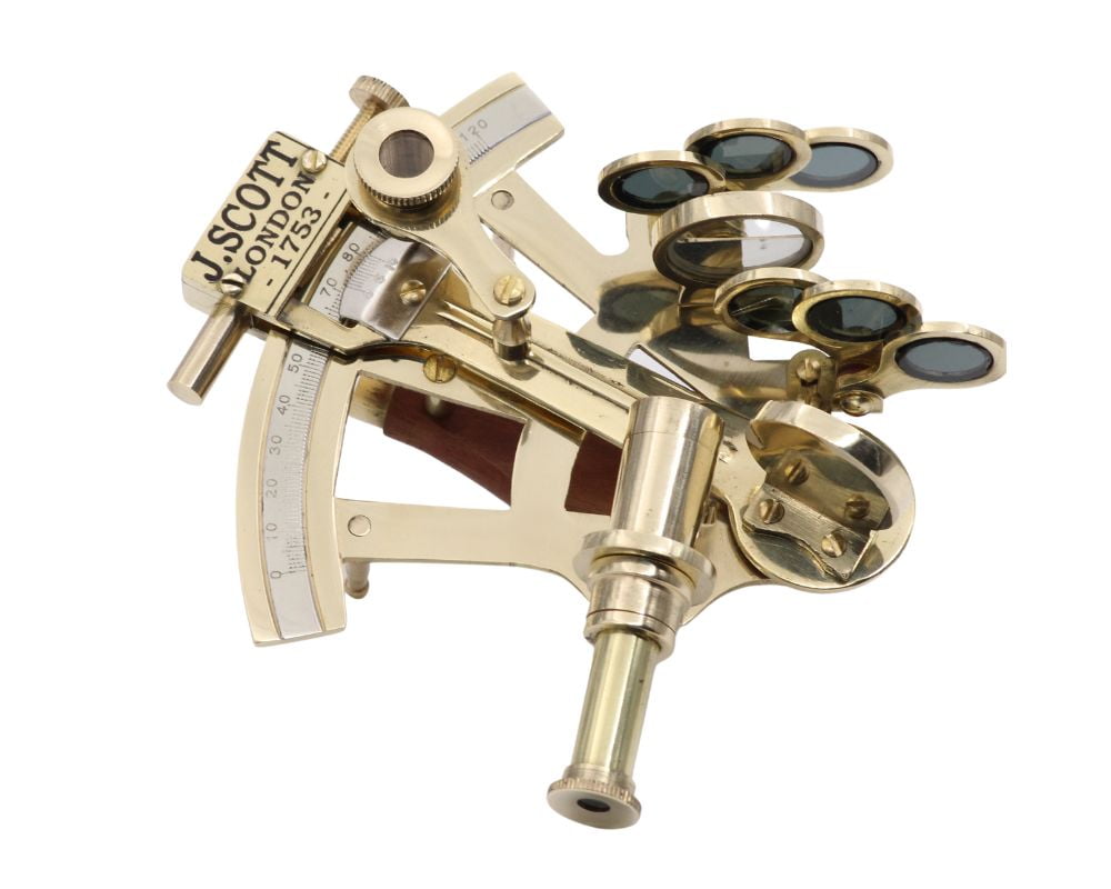 RII Pocket Sextant J. Scott London Nautical Navy Sailors Brass ...