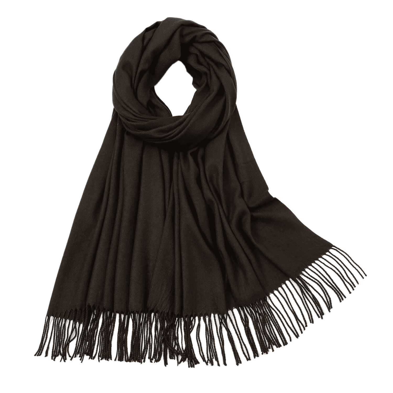 RIIQIICHY Women's Soft Caramel Pashmina Wrap Scarf, Ideal for Weddings ...
