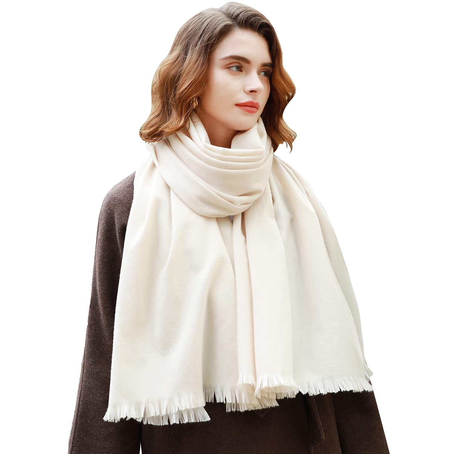 RIIQIICHY Pashmina Winter Scarfs Dress Shawl Wraps for Women Wedding ...